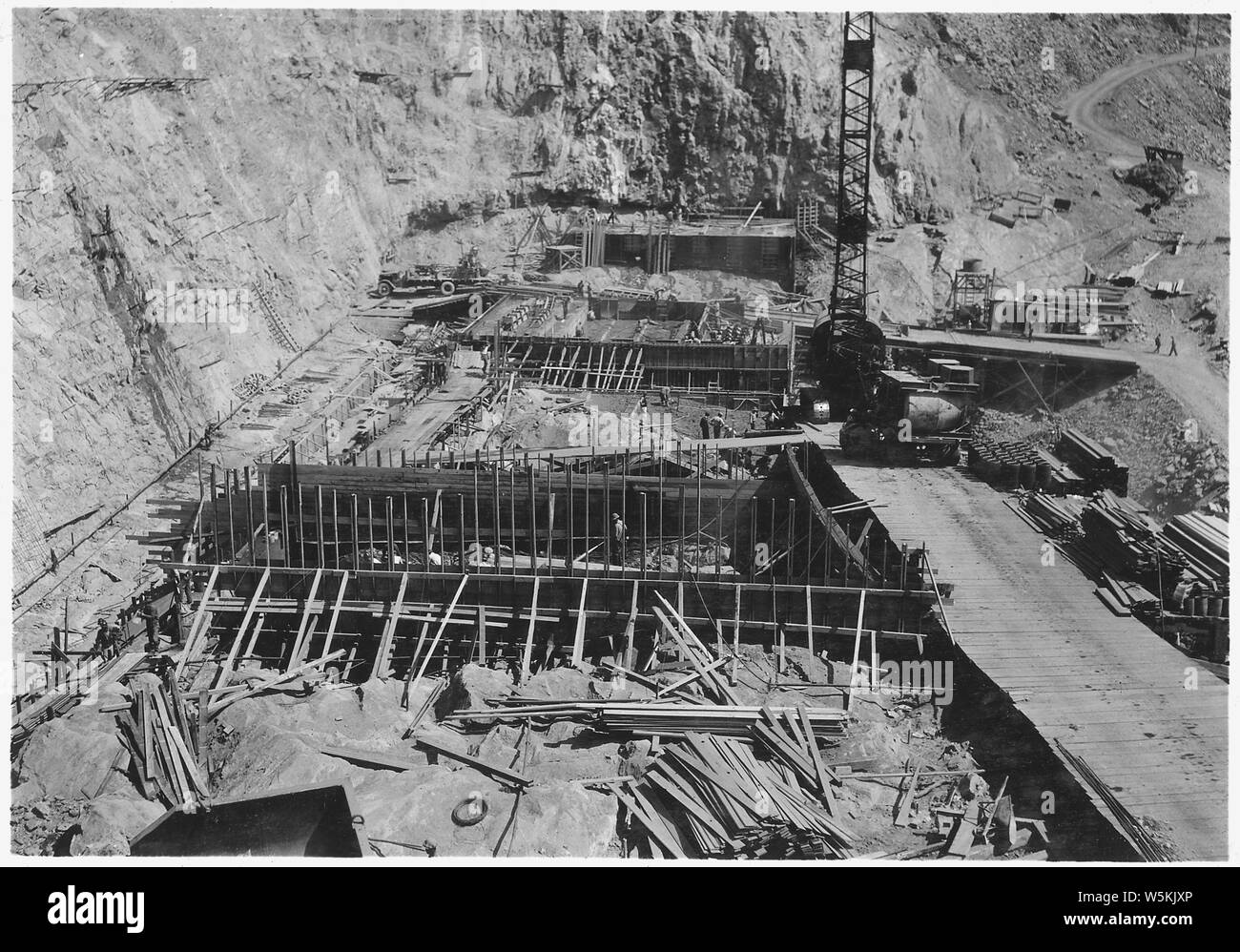 Hoover Dam Construction Cut Out Stock Images And Pictures Alamy