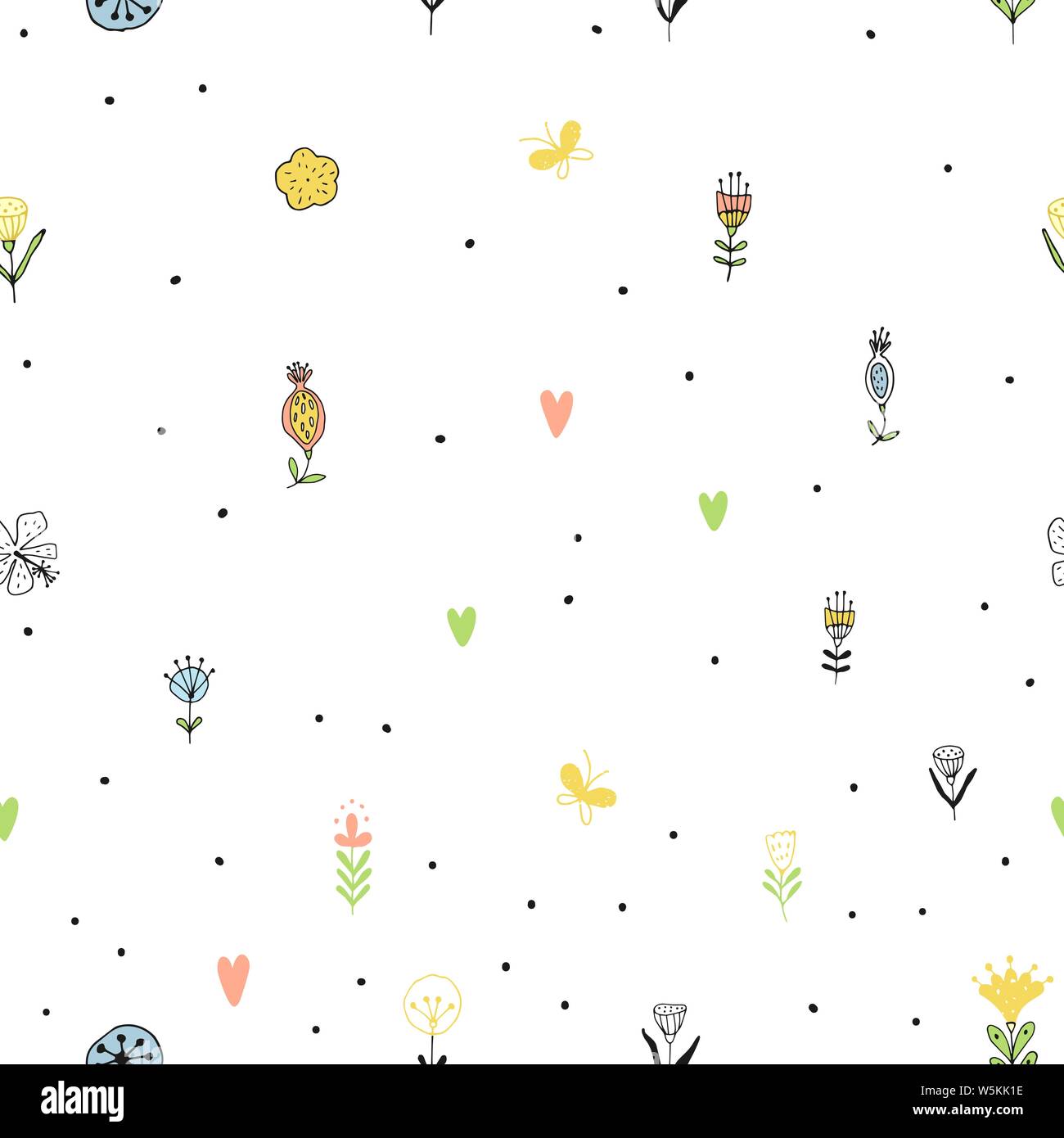 Cute tropical animals pattern. Vector seamless background Stock Vector ...