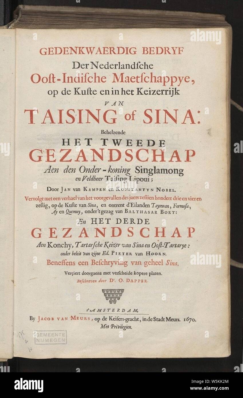 Dapper - 1670 - Gedenkwaerdig bedryf - UB Radboud Uni Nijmegen ...