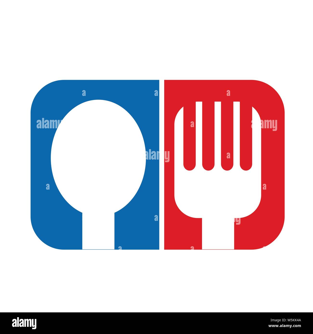 Spoon Fork Icon Stock Vector Image & Art - Alamy