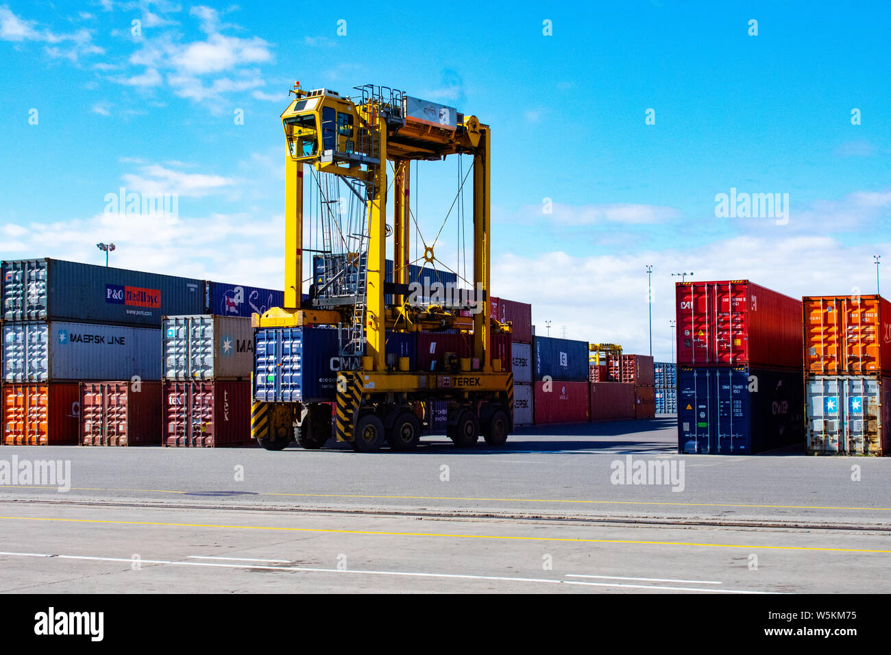 Flinders Adelaide Container Terminal Stock Photo - Alamy