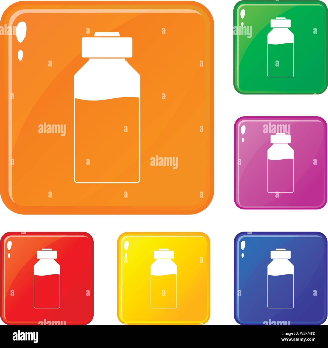 Medicine icons set vector color Stock Vector Image & Art - Alamy