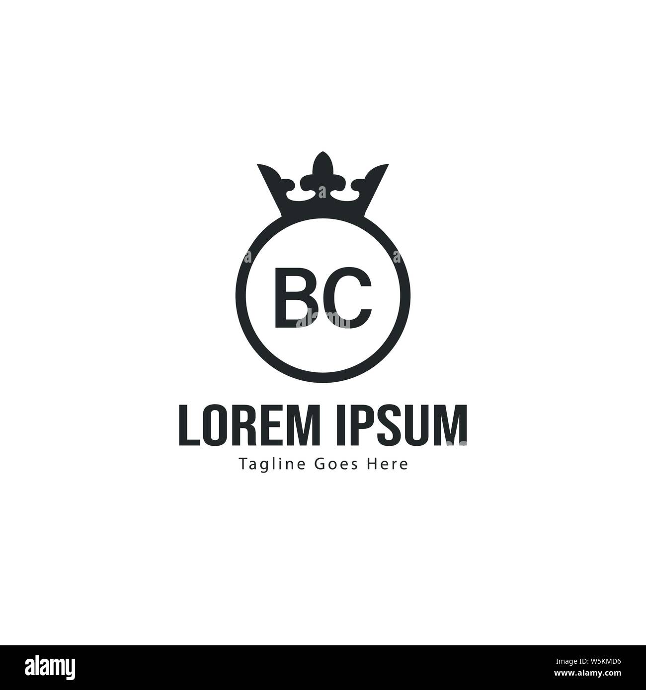 BC Letter Logo Design. Creative Modern BC Letters Icon Illustration ...