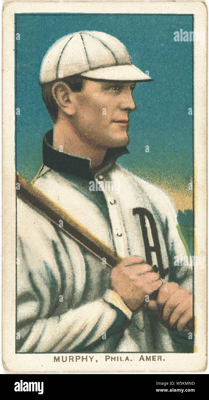 Danny Murphy, Philadelphia Athletics, baseball card portrait Stock Photo - Alamy