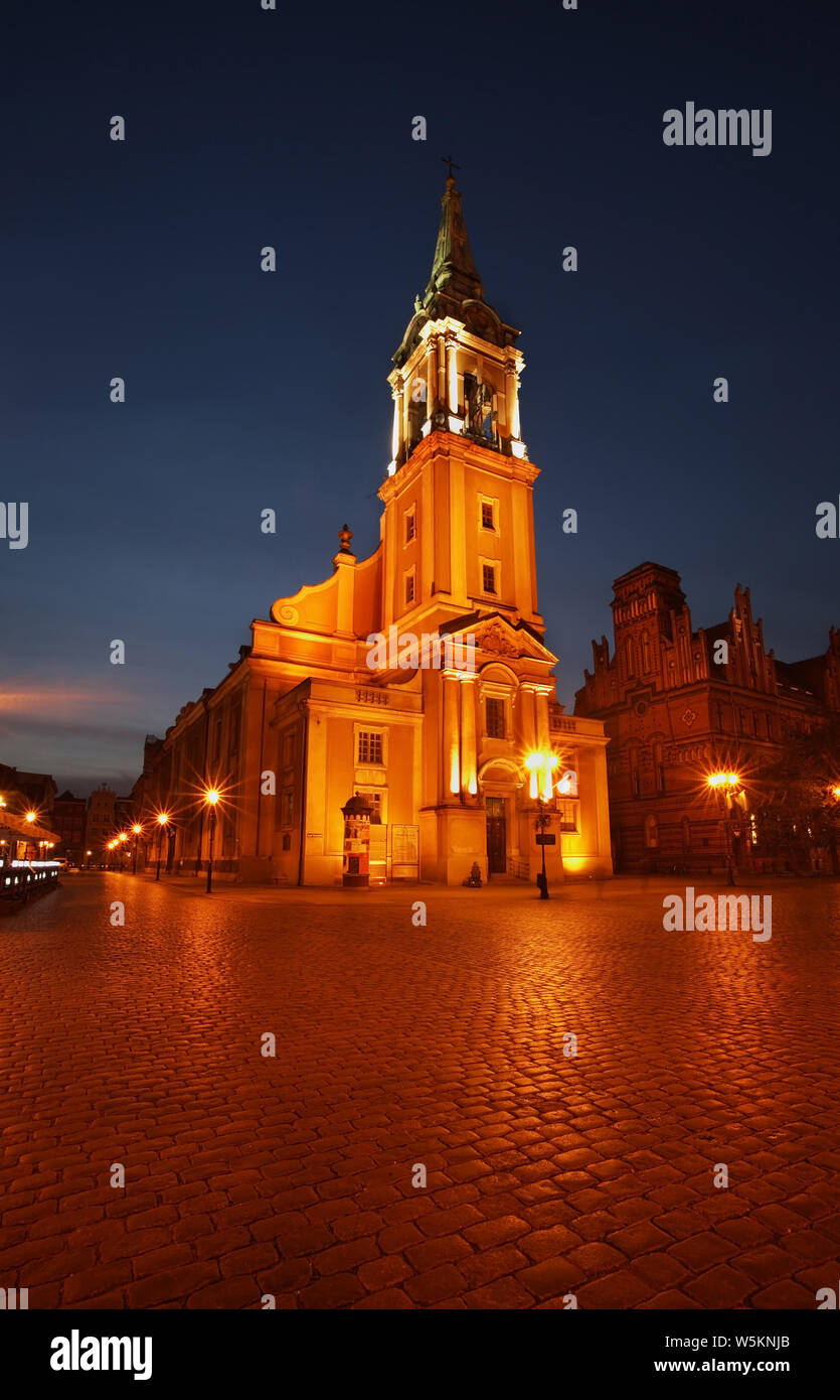 Church of Holy Spirit in Torun. Poland Stock Photo - Alamy