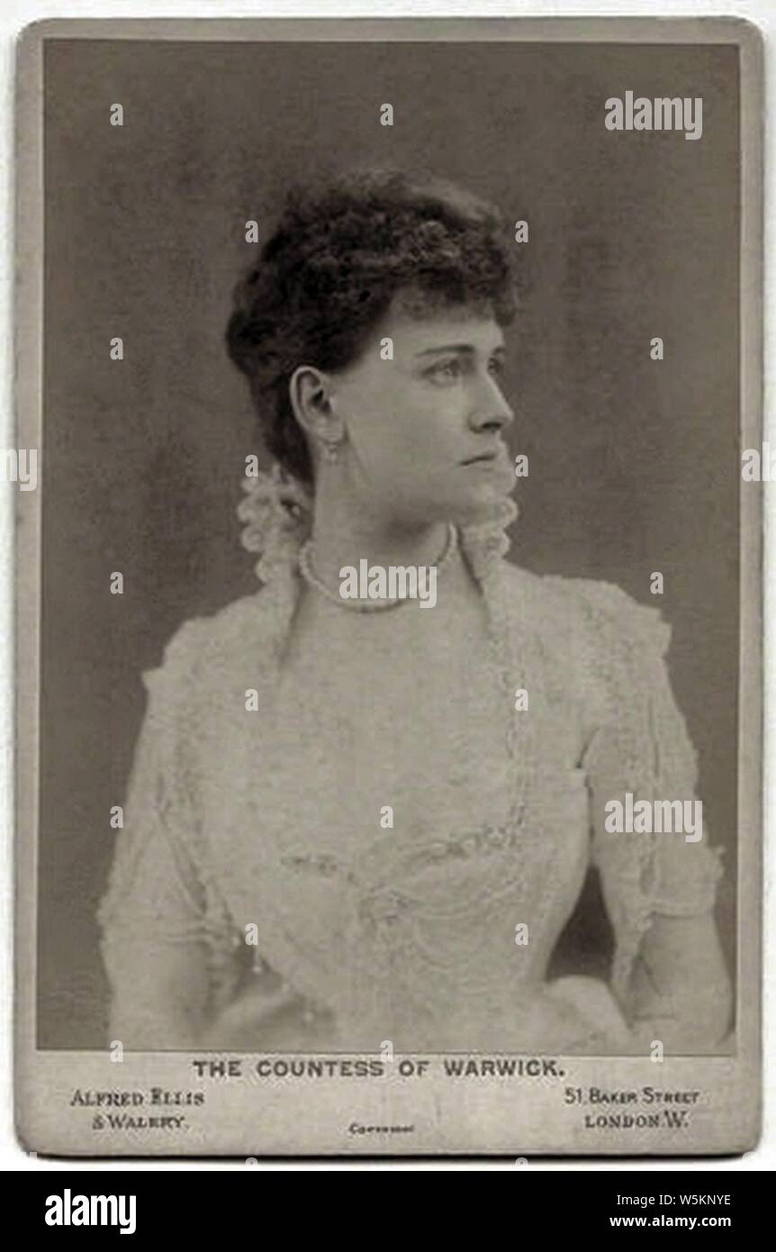 'Daisy' Greville Frances Evelyn Maynard Countess of Warwick by Ellis ...