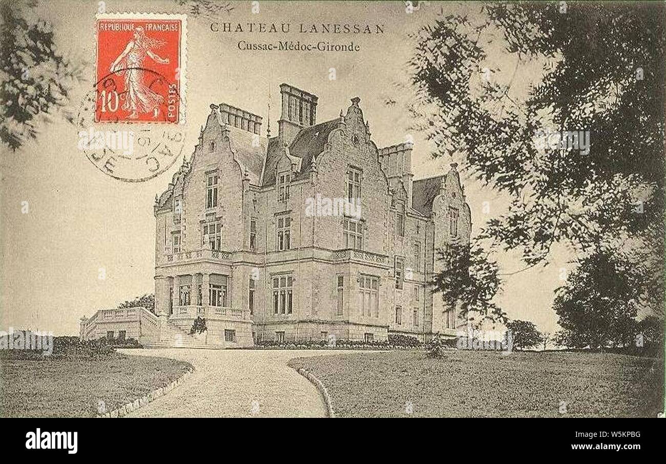Cussac-Fort-Médoc - château Lanessan 5 Stock Photo - Alamy
