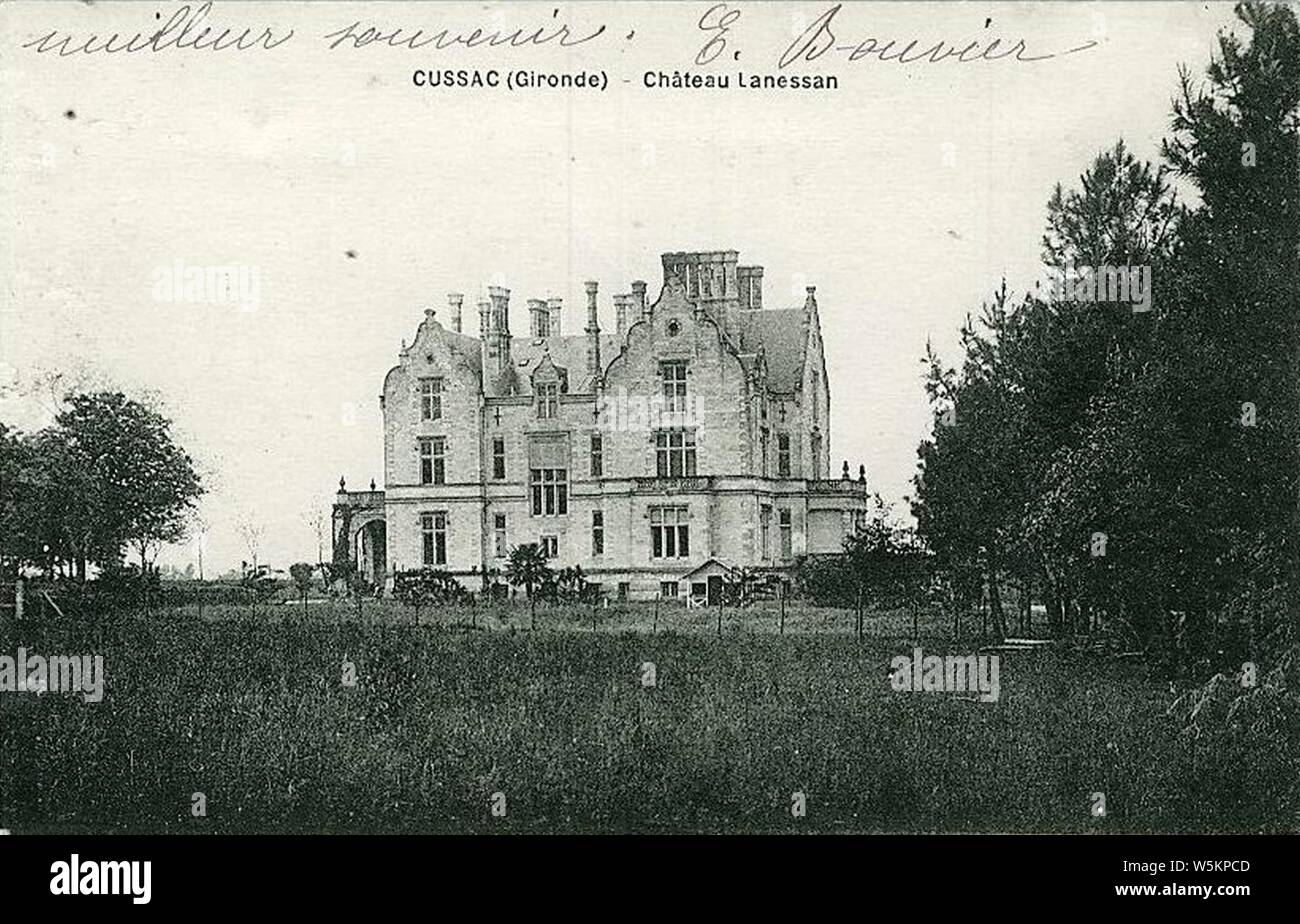 Cussac-Fort-Médoc - château Lanessan 4 Stock Photo - Alamy