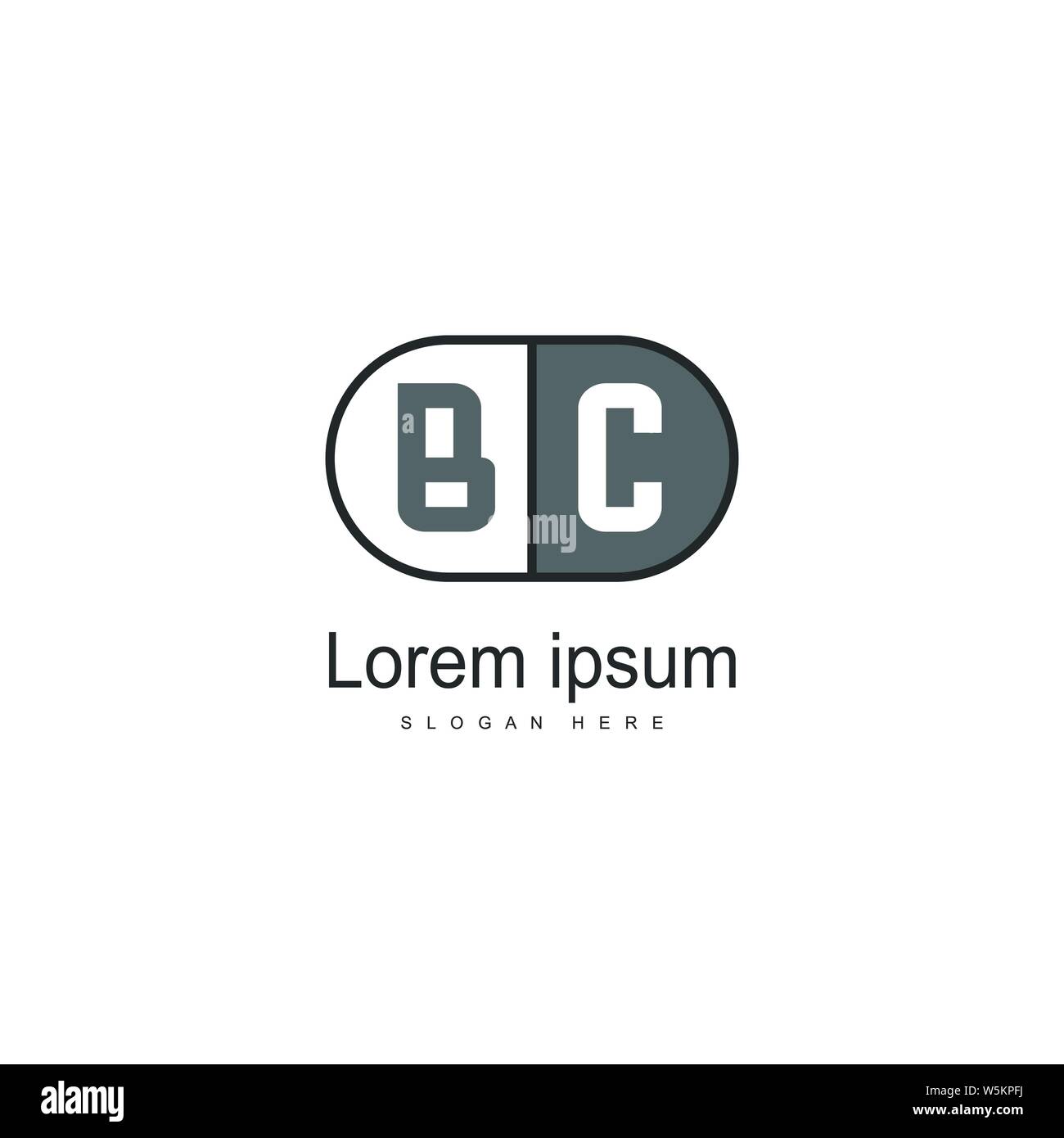 BC Letter Logo Design. Creative Modern BC Letters Icon Illustration ...