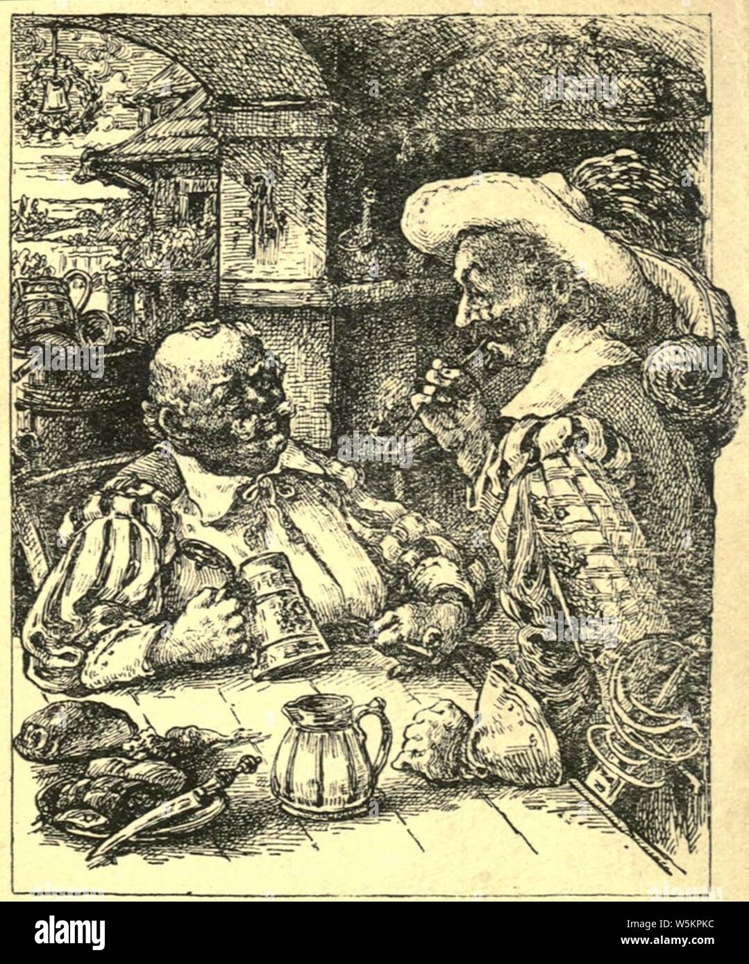 Czech Folk Tales illustration, The enchanted princesses Stock Photo - Alamy