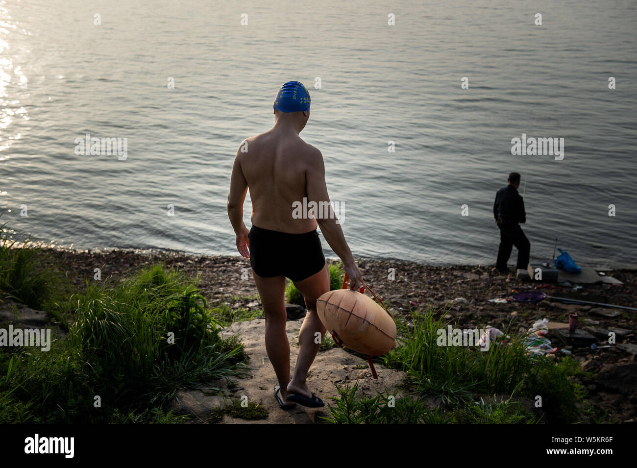 53-year-old Chinese man Zhu Biwu, known locally as River Crossing ...