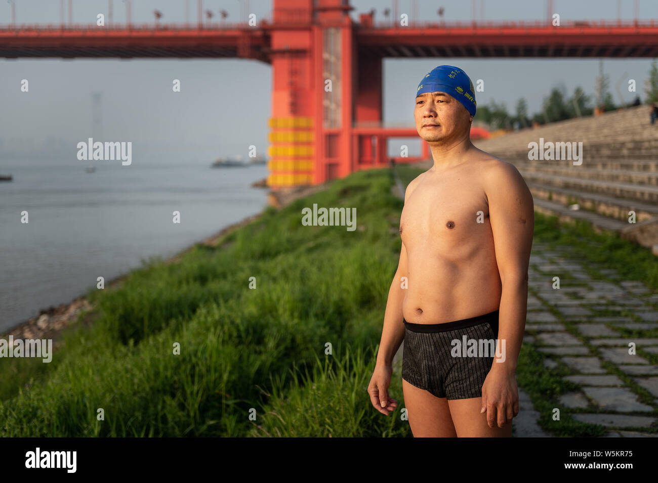 53-year-old Chinese man Zhu Biwu, known locally as River Crossing ...