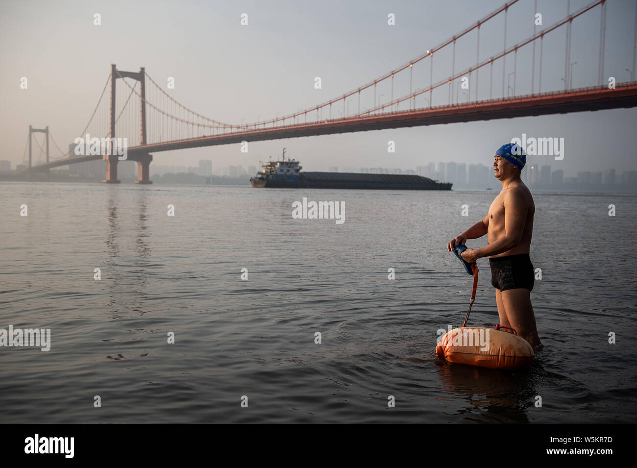 53-year-old Chinese man Zhu Biwu, known locally as River Crossing ...