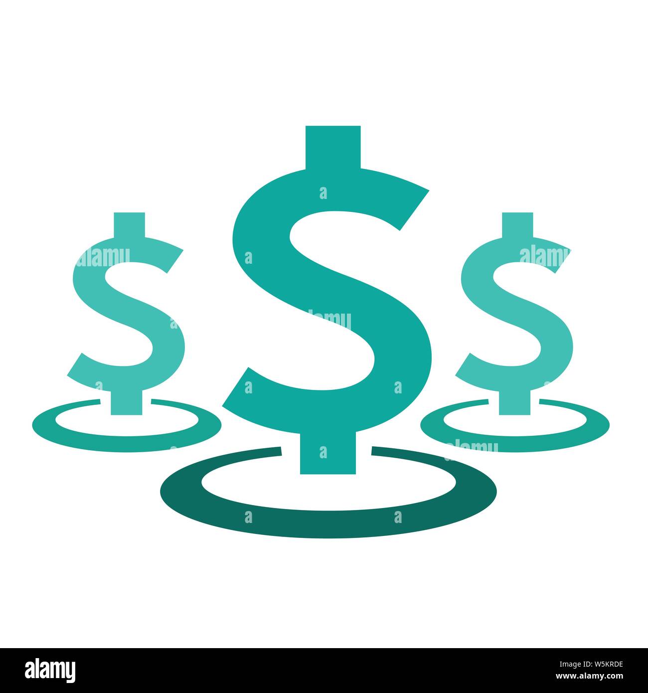 Dollar sign money icon Stock Vector Image & Art - Alamy
