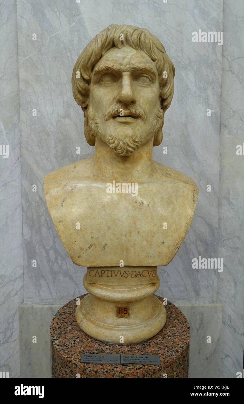 Dacian, inv. 2220, Roman from the Forum of Trajan, Trajan era, 2nd ...