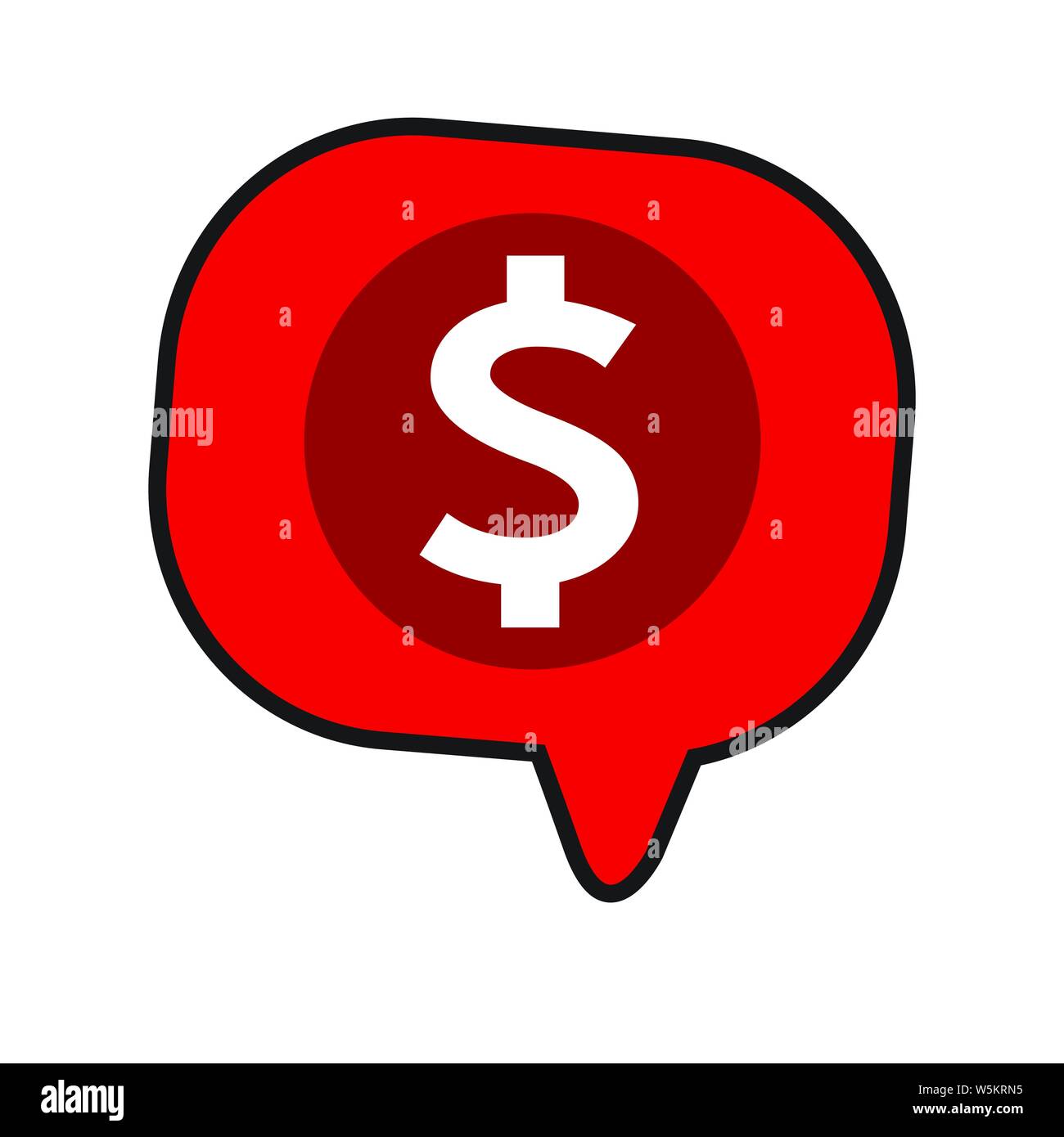 dollar sign money icon Stock Vector Image & Art - Alamy