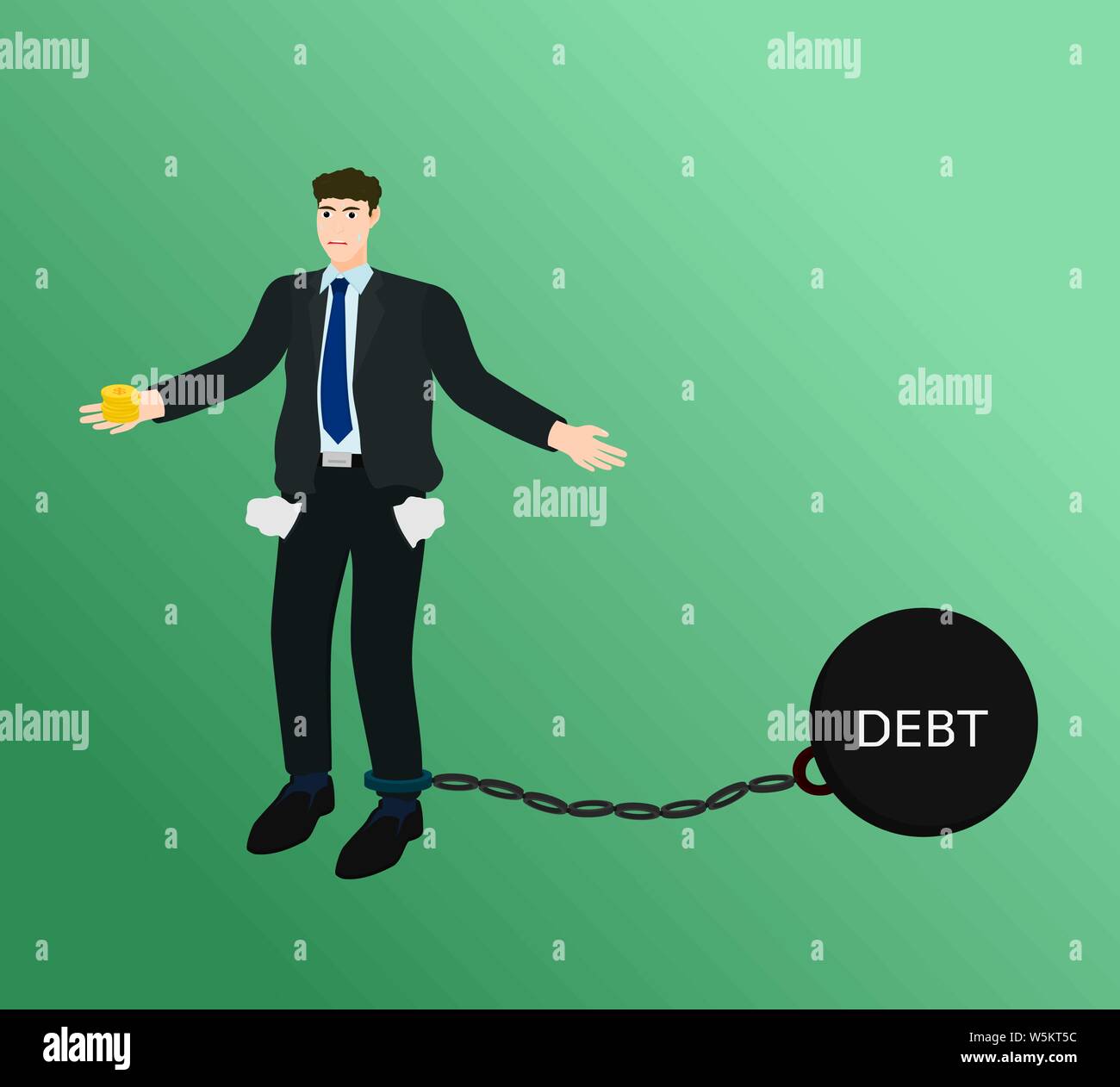 Burden cartoon hi-res stock photography and images - Alamy