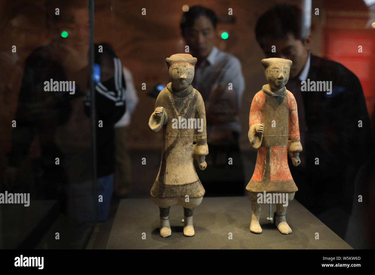 Chinese cultural relics returned from Italy are on display during the ...