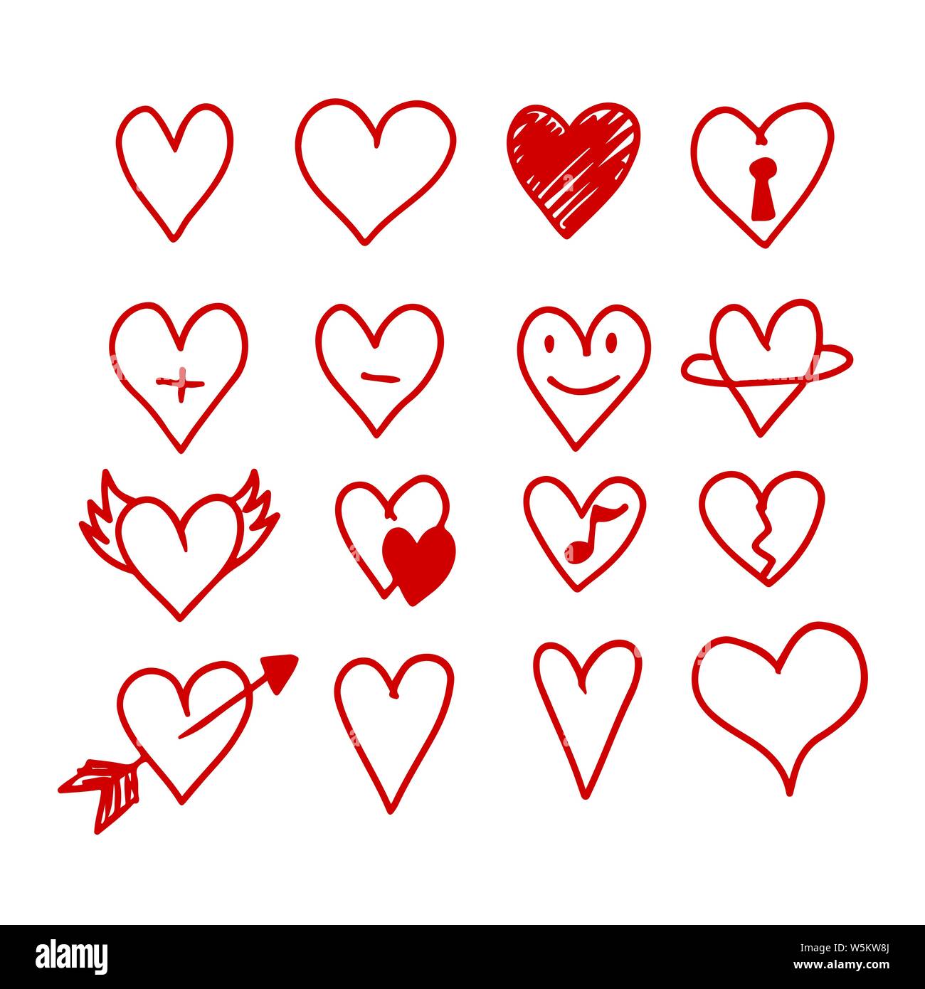 hearts icon design Stock Vector Image & Art - Alamy
