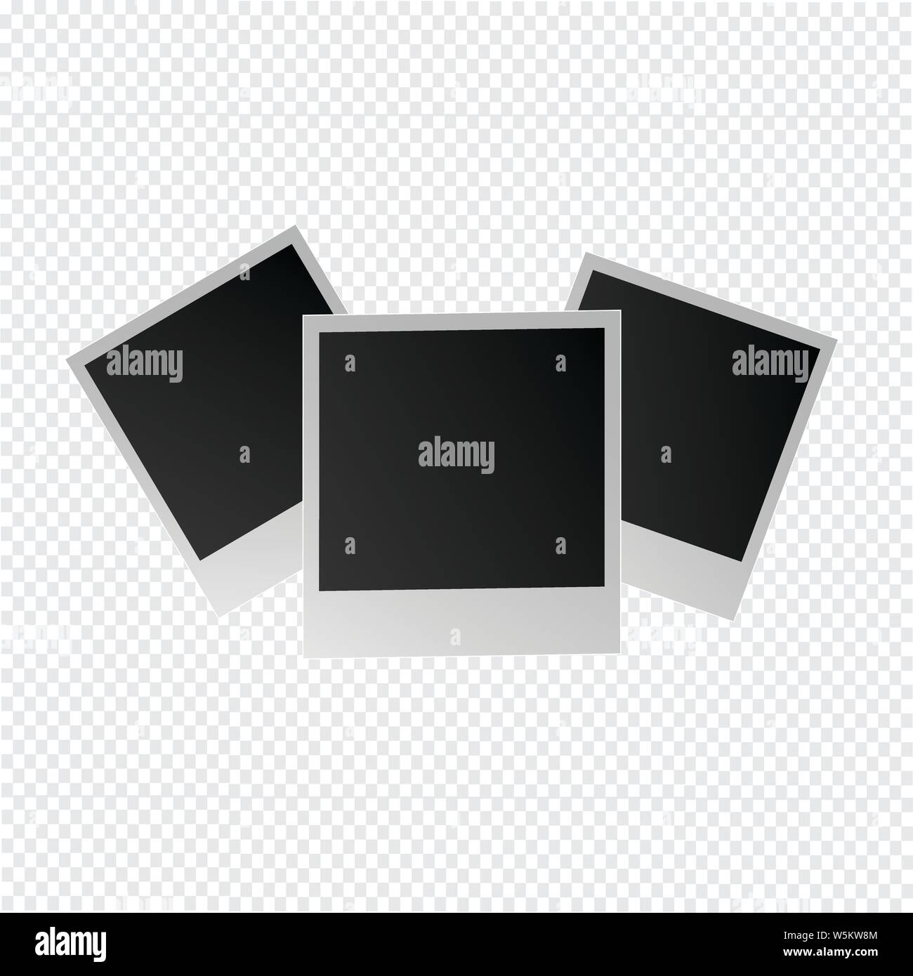 photo frame on a transparent background Stock Vector Image & Art - Alamy