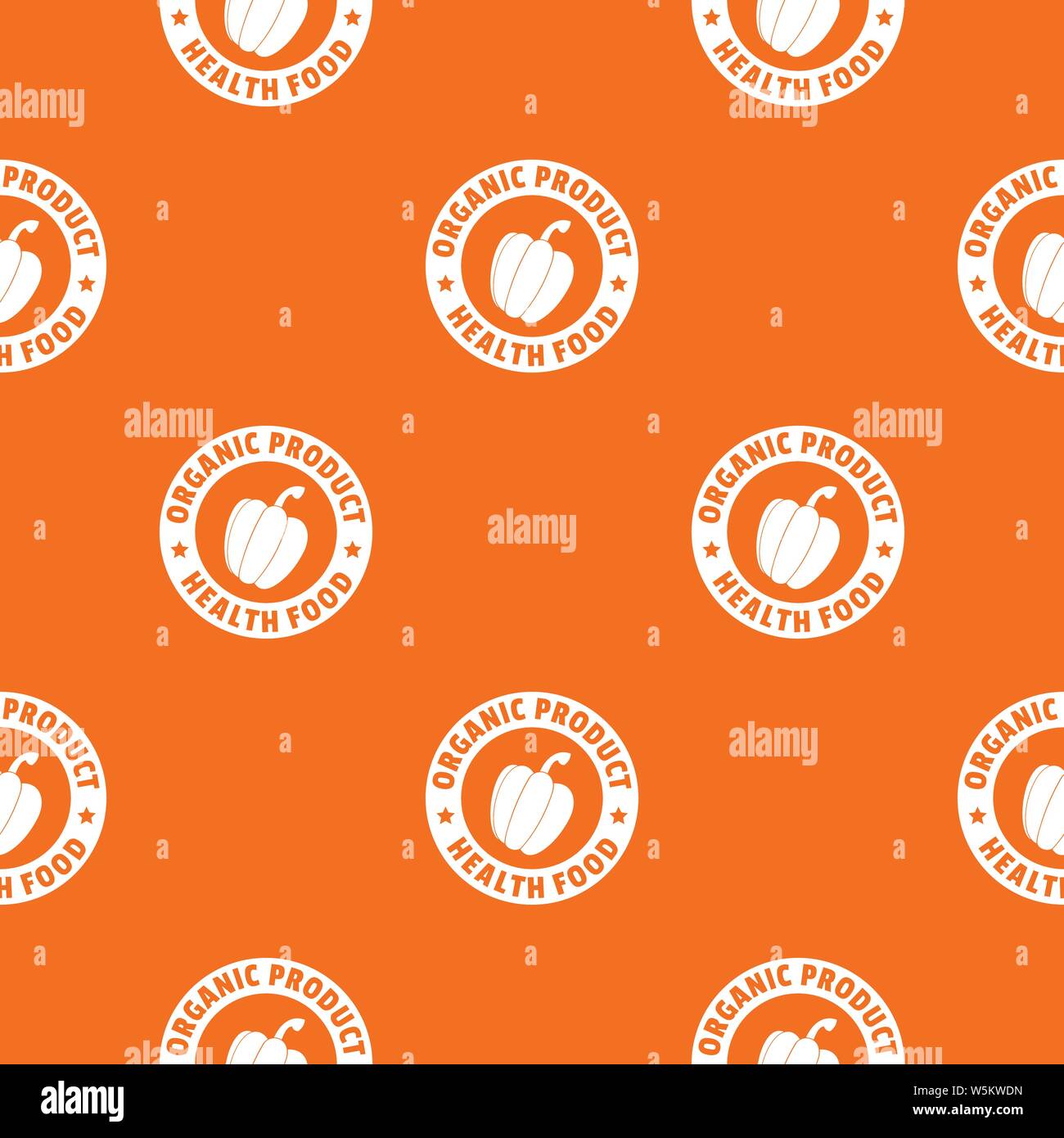 Organic product pattern vector orange Stock Vector Image & Art - Alamy