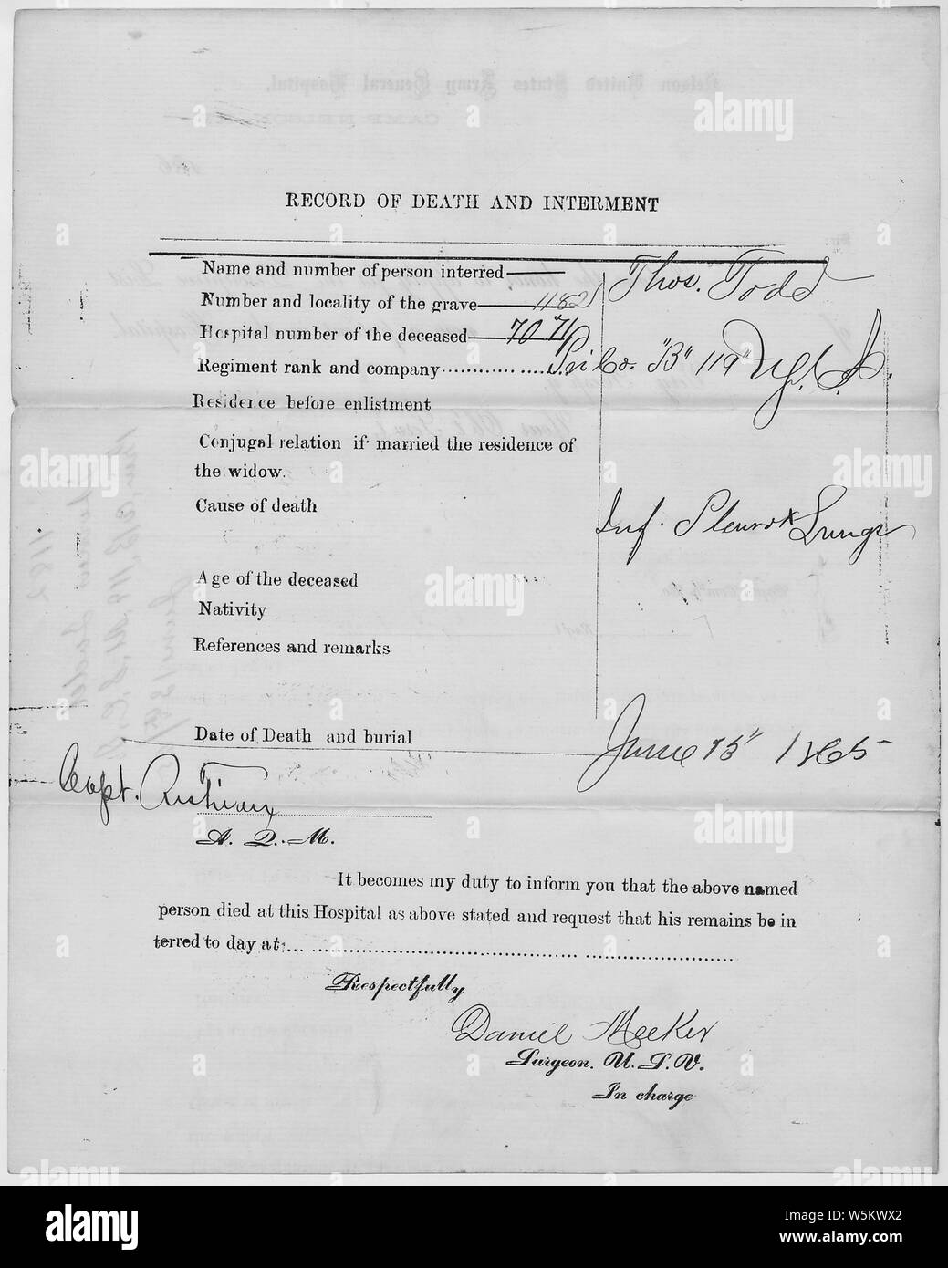 Number 1182 Black and White Stock Photos & Images - Alamy