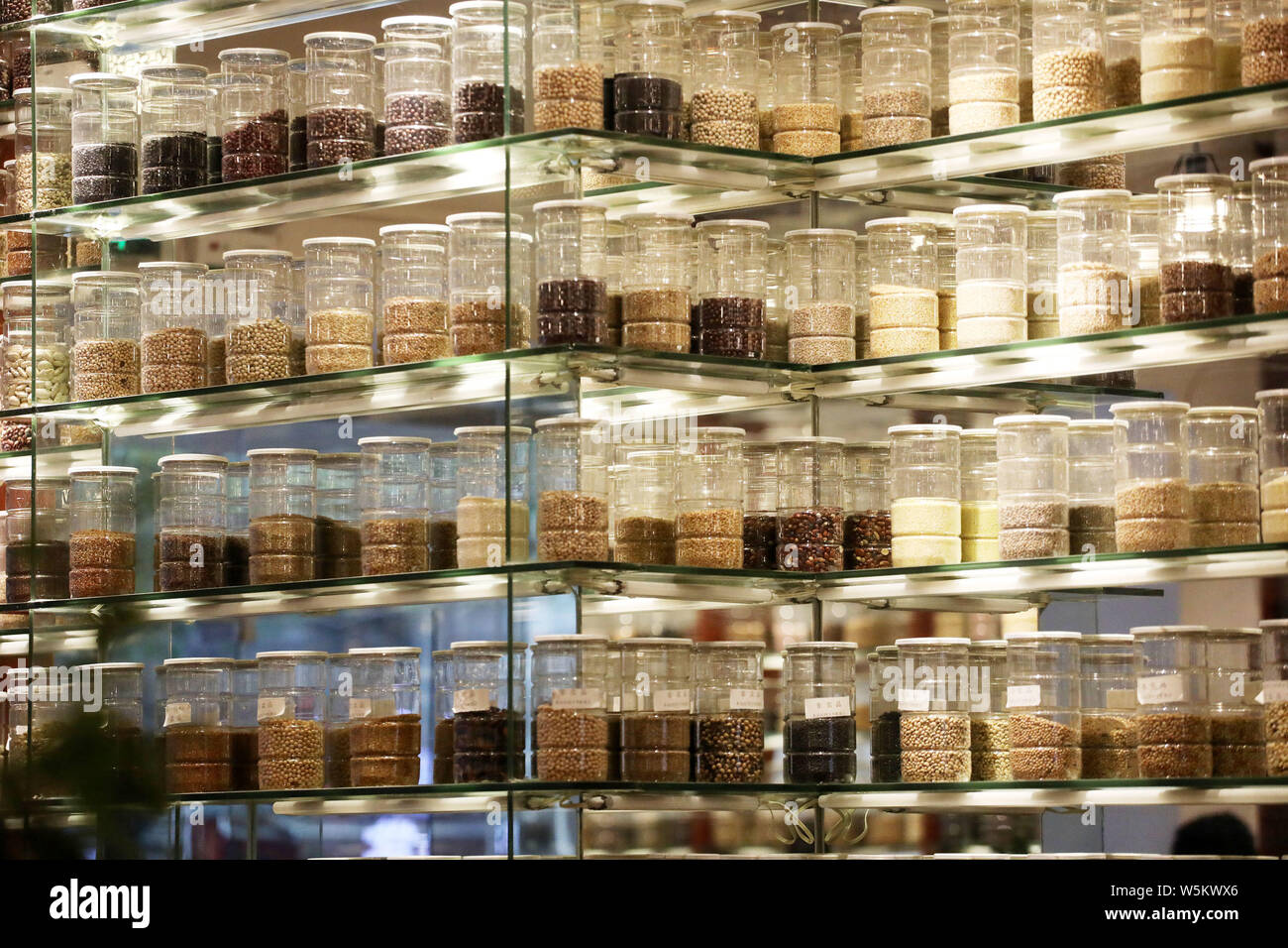316 various kinds of seeds are displayed at the Foshan Seed Museum in ...