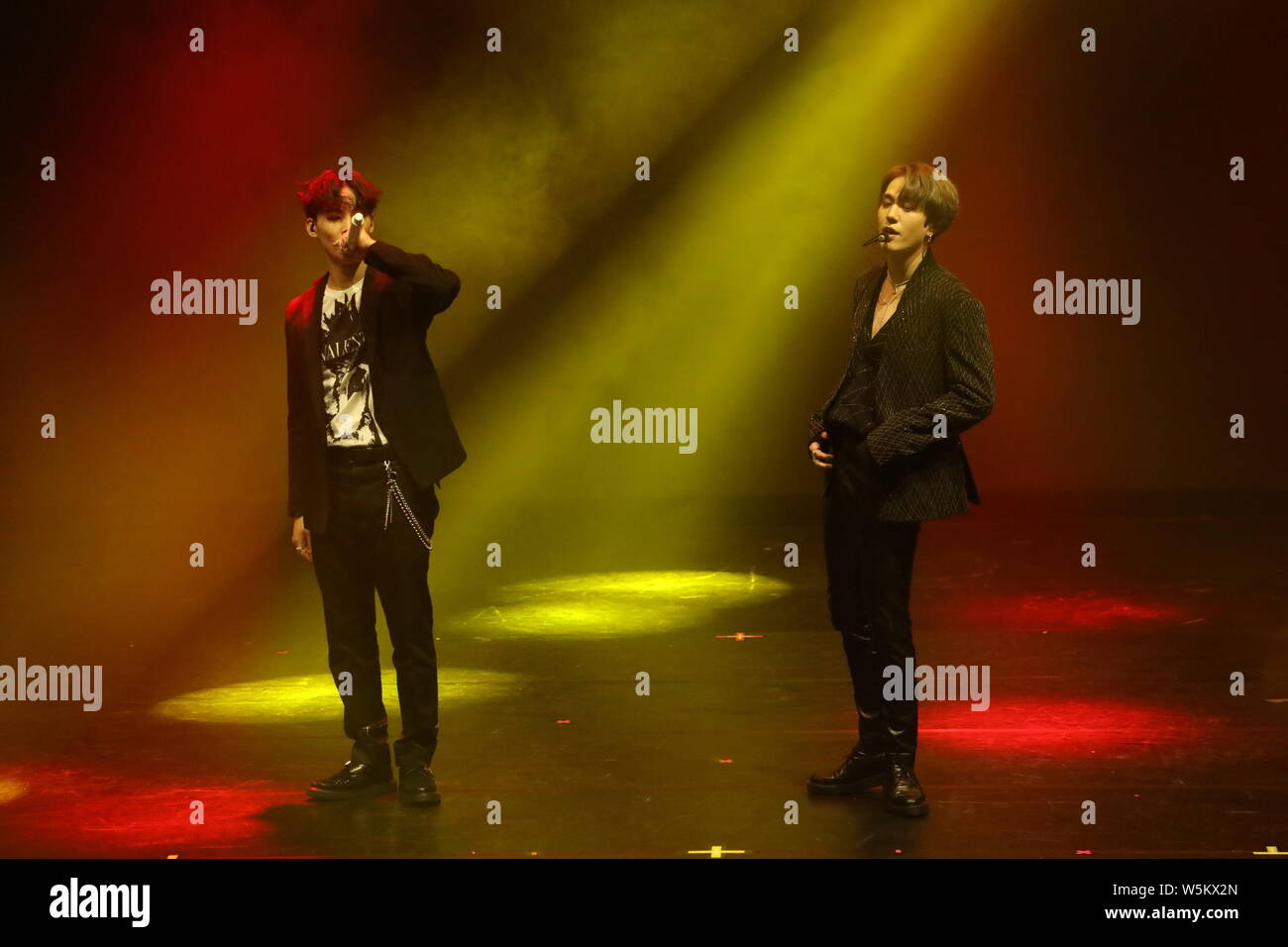 JB and Yugyeom of South Korean duo Jus2, the second Got7 sub unit ...
