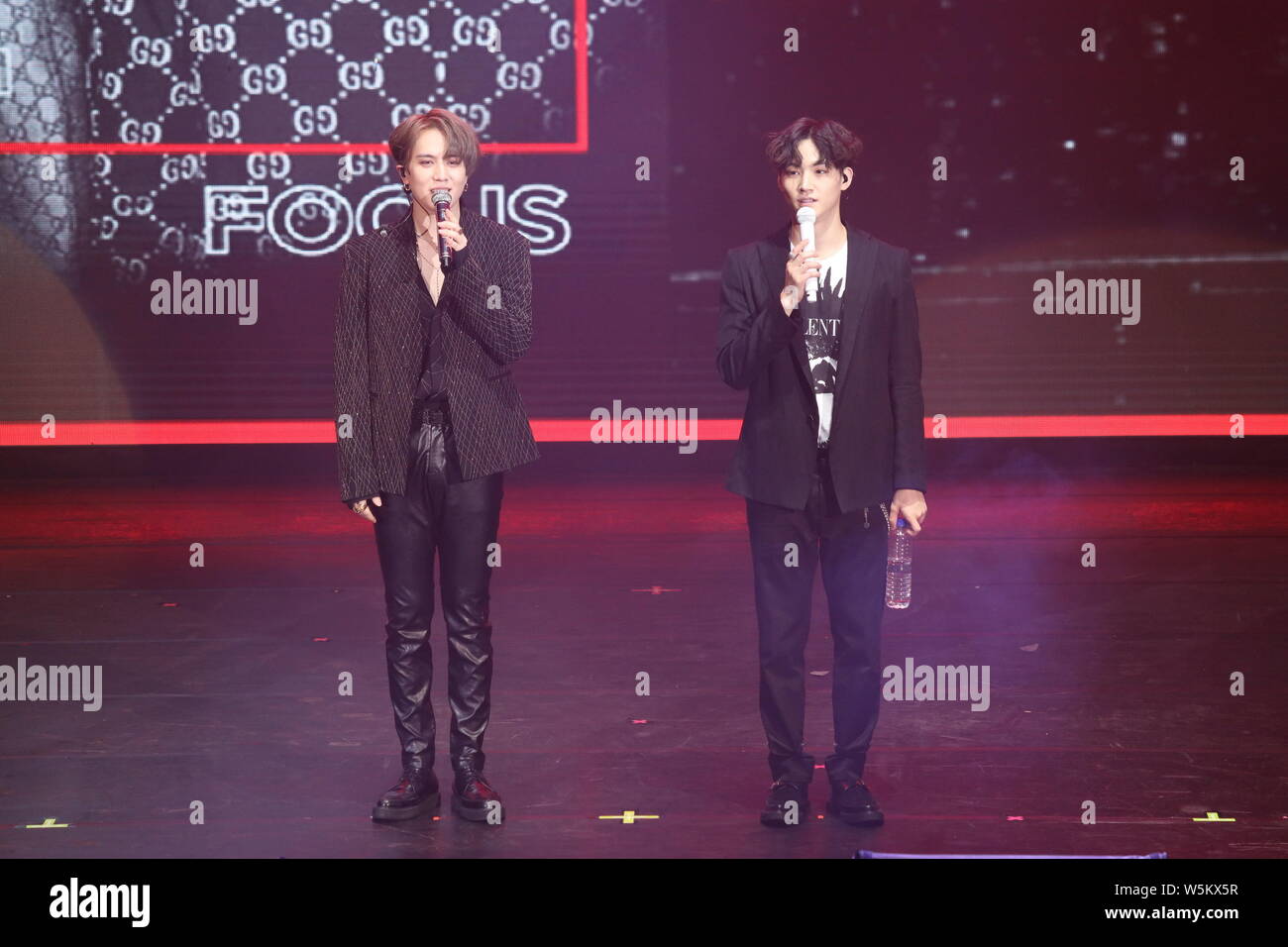 JB and Yugyeom of South Korean duo Jus2, the second Got7 sub unit ...