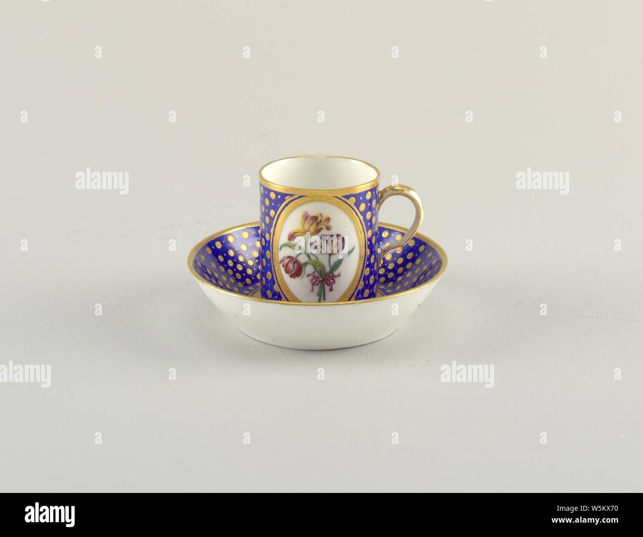 Cup And Saucer (France), 1788 Stock Photo - Alamy