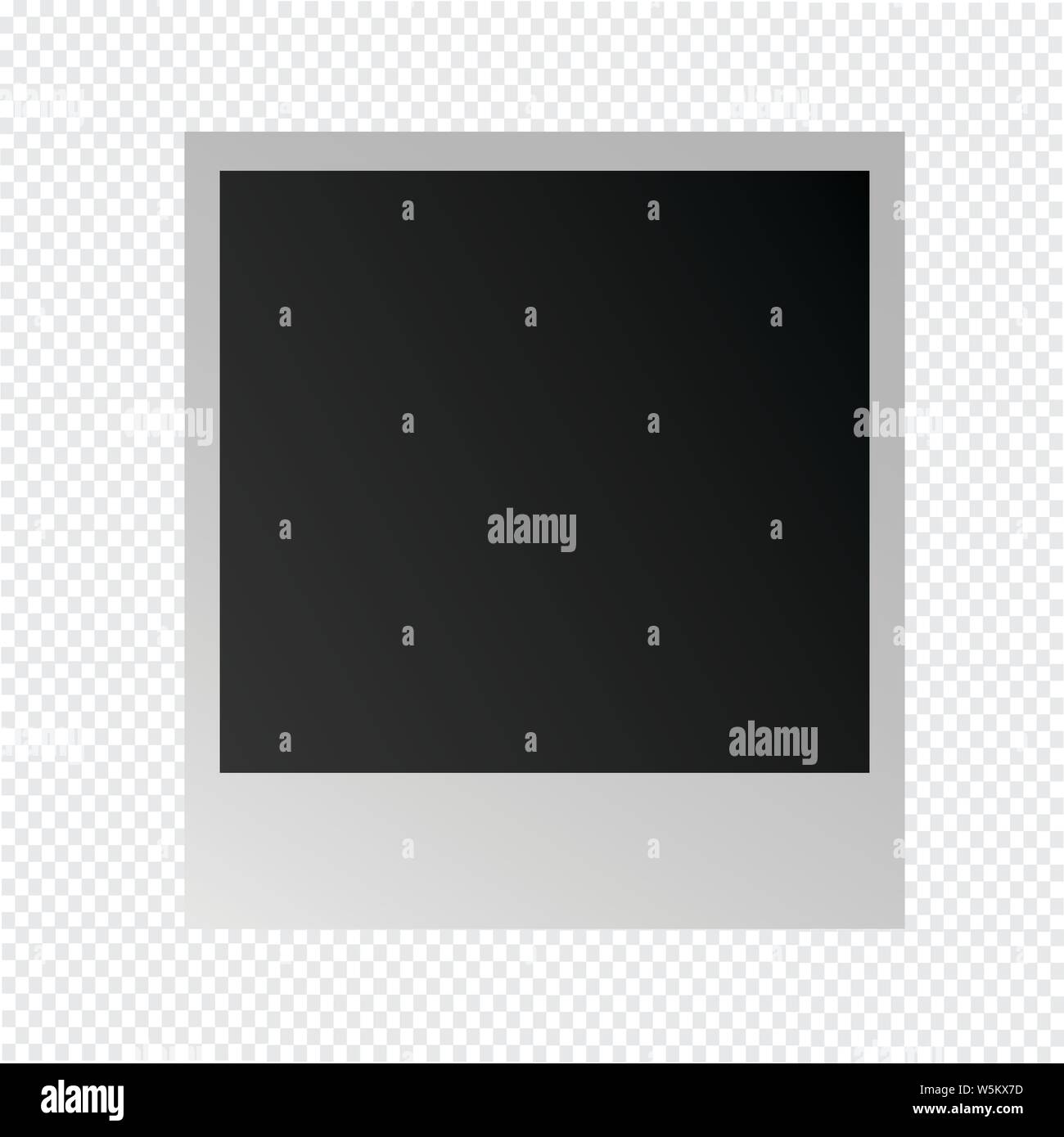 photo frame on a transparent background Stock Vector Image & Art - Alamy
