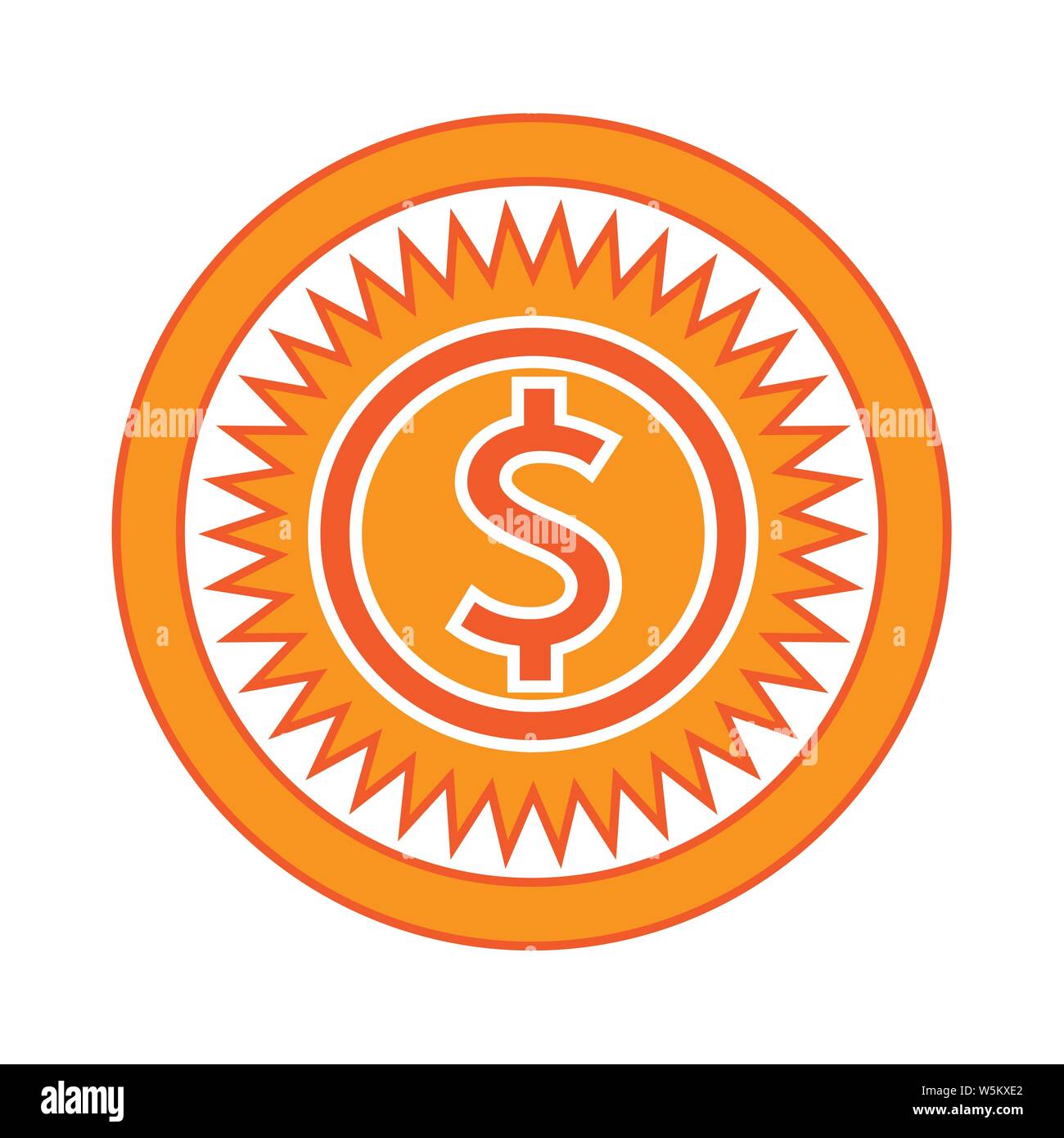 dollar money icon Stock Vector Image & Art - Alamy