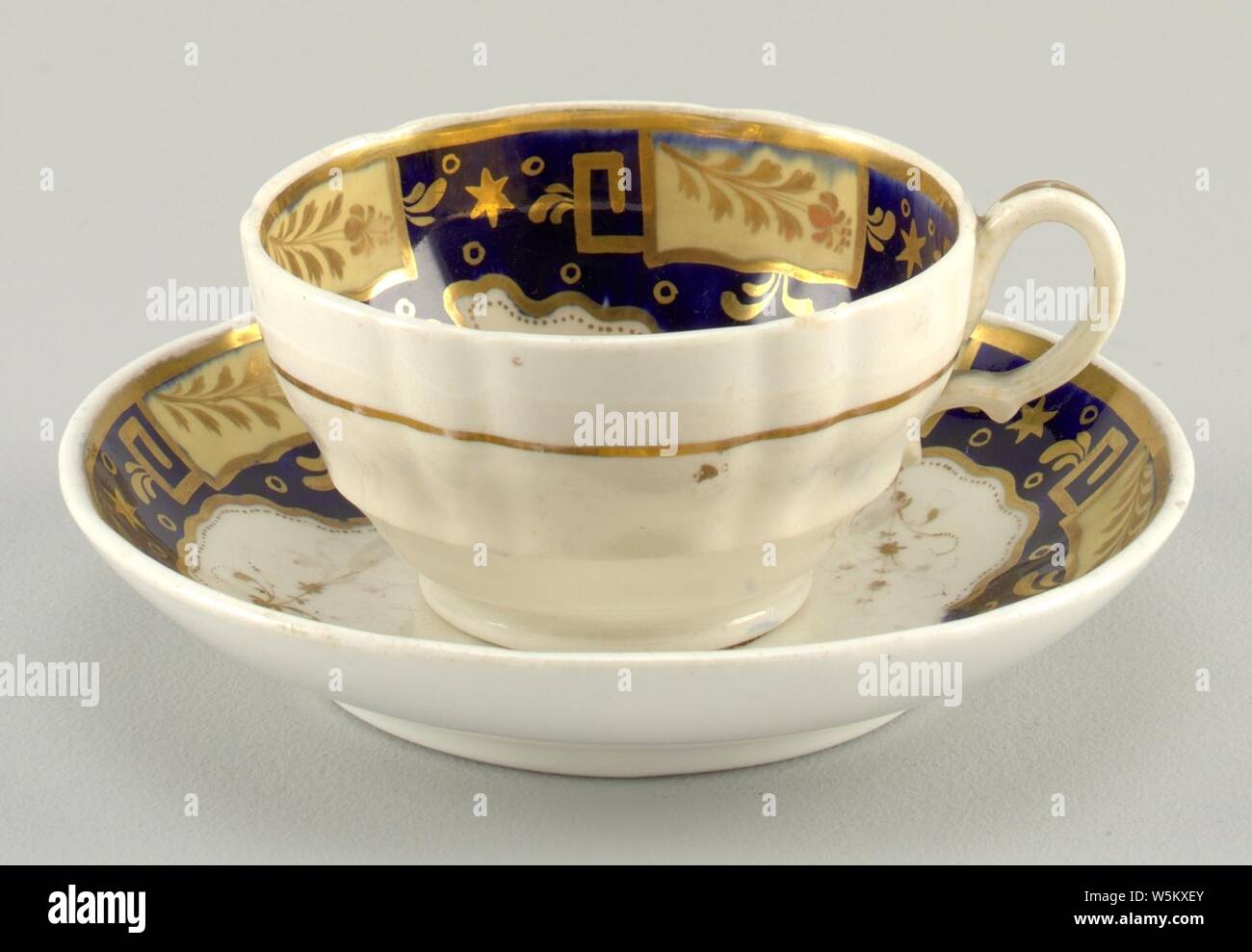Cup And Saucer, ca. 1775 Stock Photo - Alamy