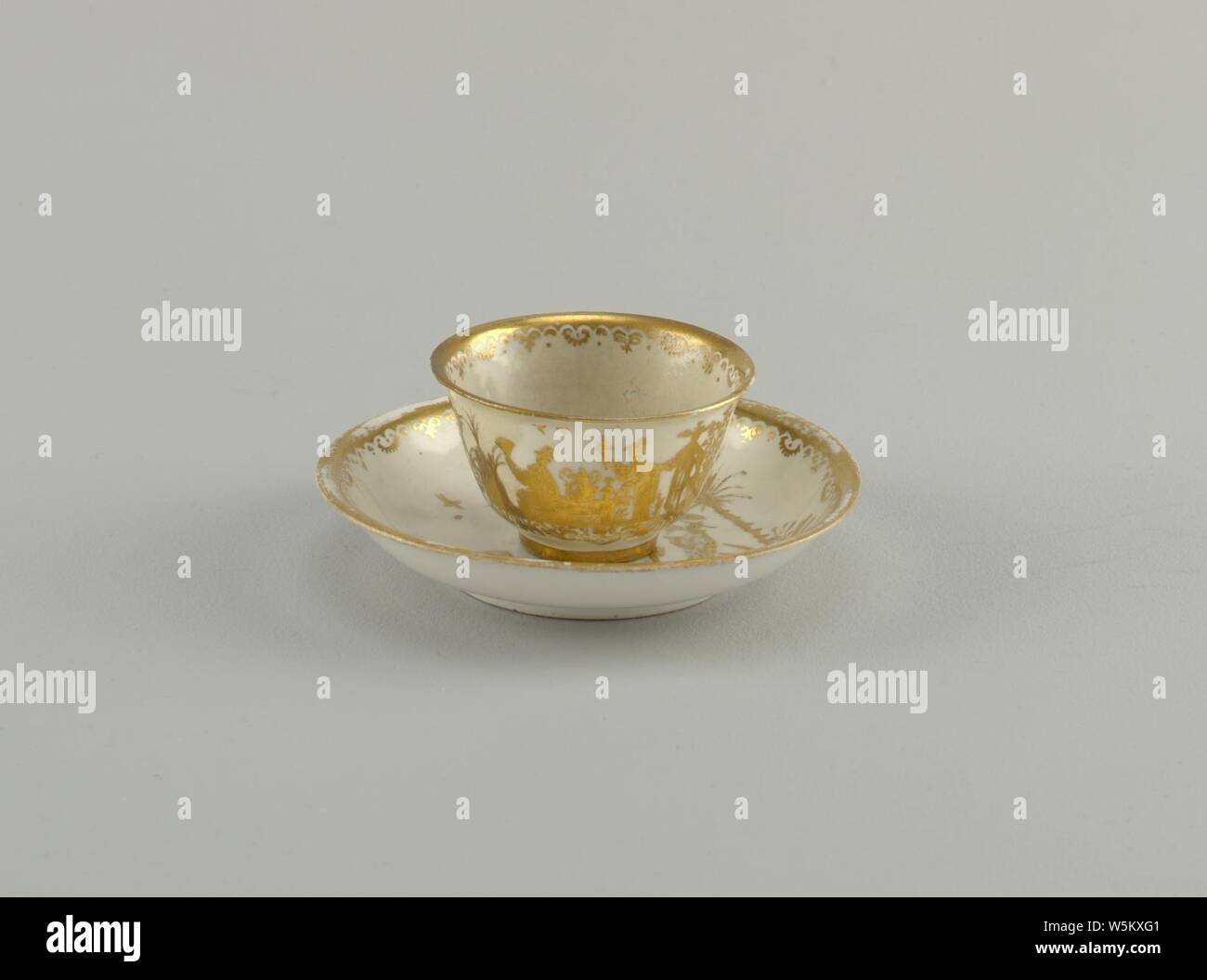 Cup And Saucer, 1726–1730 Stock Photo - Alamy