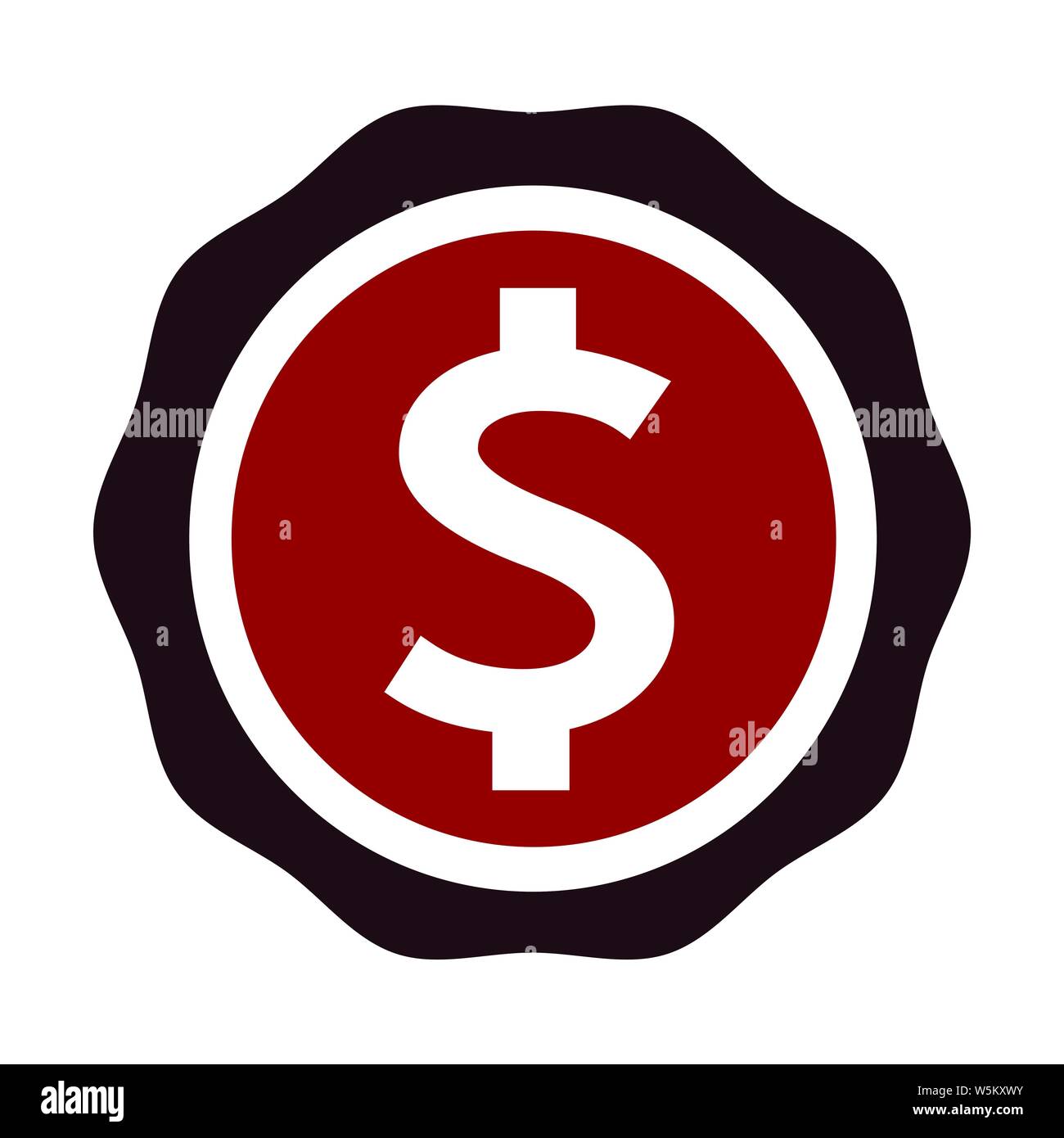 Dollar sign money icon Stock Vector Image & Art - Alamy