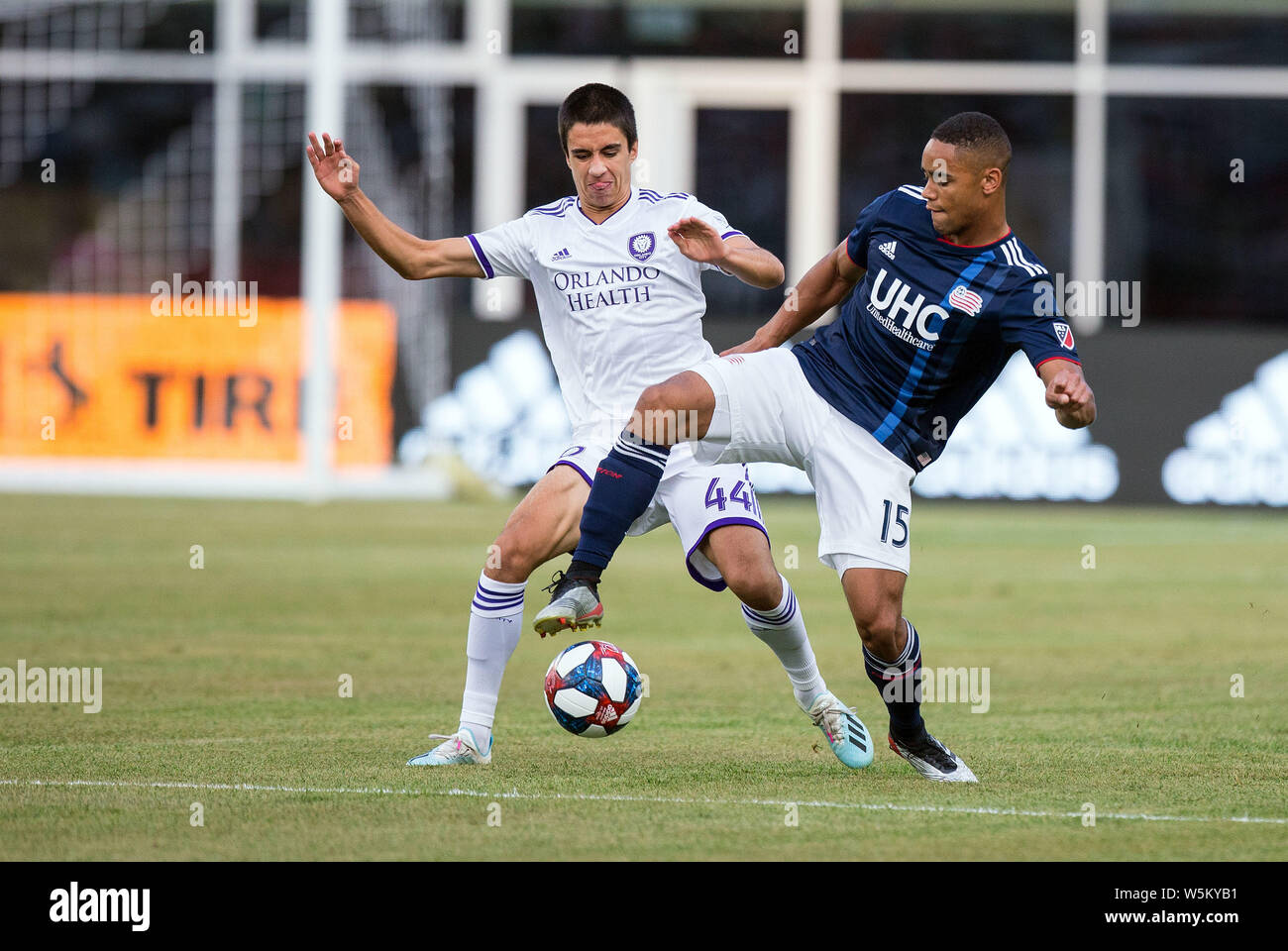 Gillette Stadium. 27th July, 2019. MA, USA; New England Revolution ...