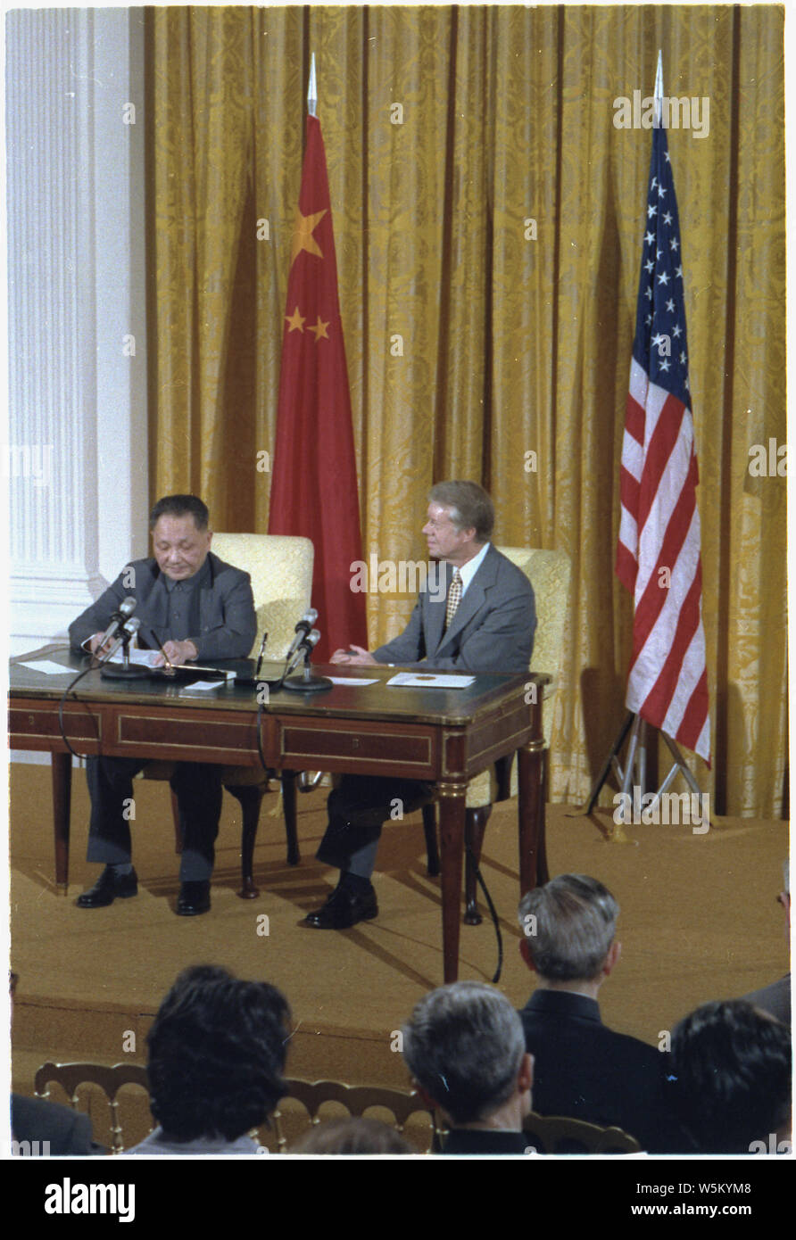 Deng xiaoping jimmy carter hi-res stock photography and images - Alamy