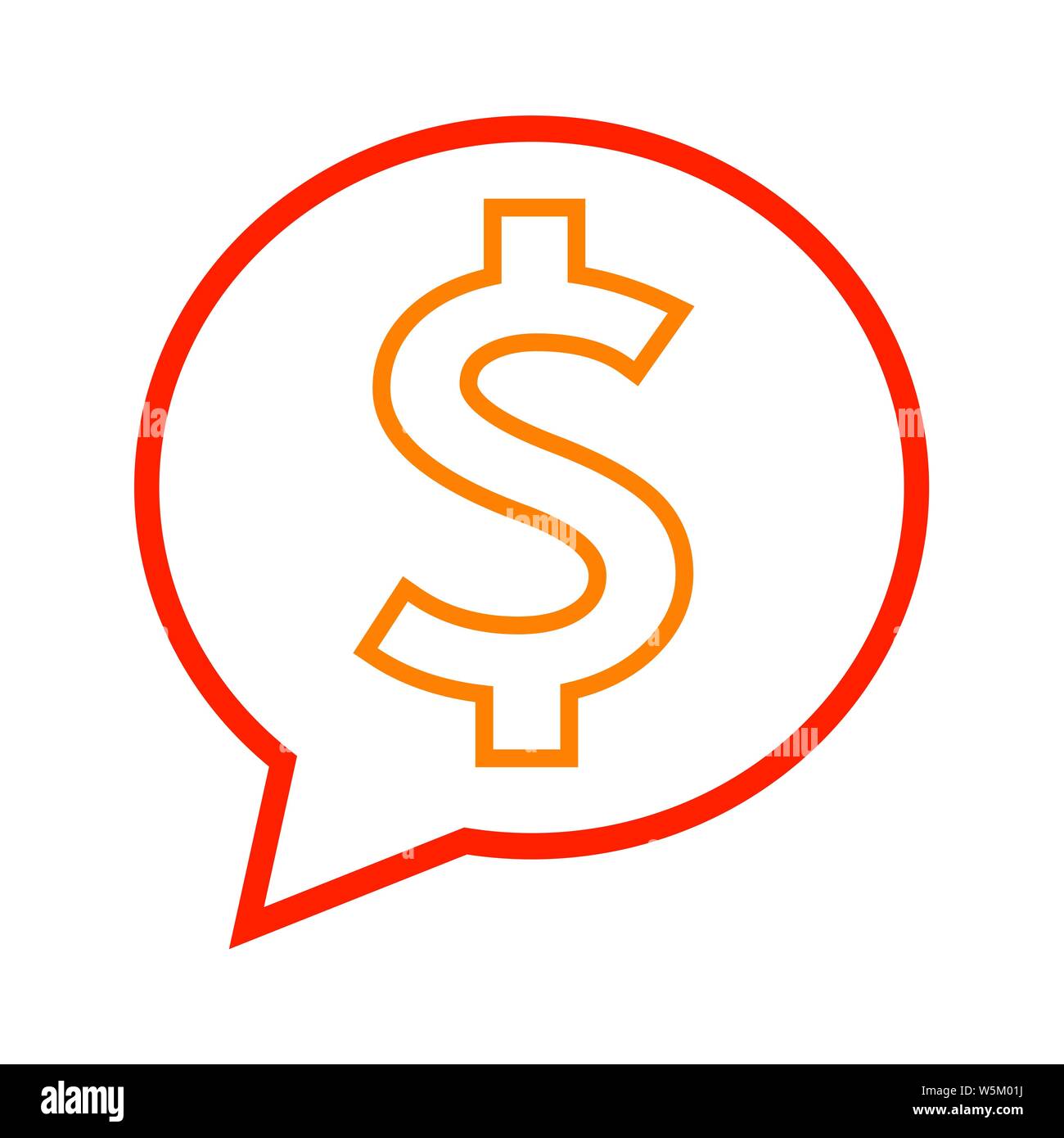 Dollar sign money icon Stock Vector Image & Art - Alamy