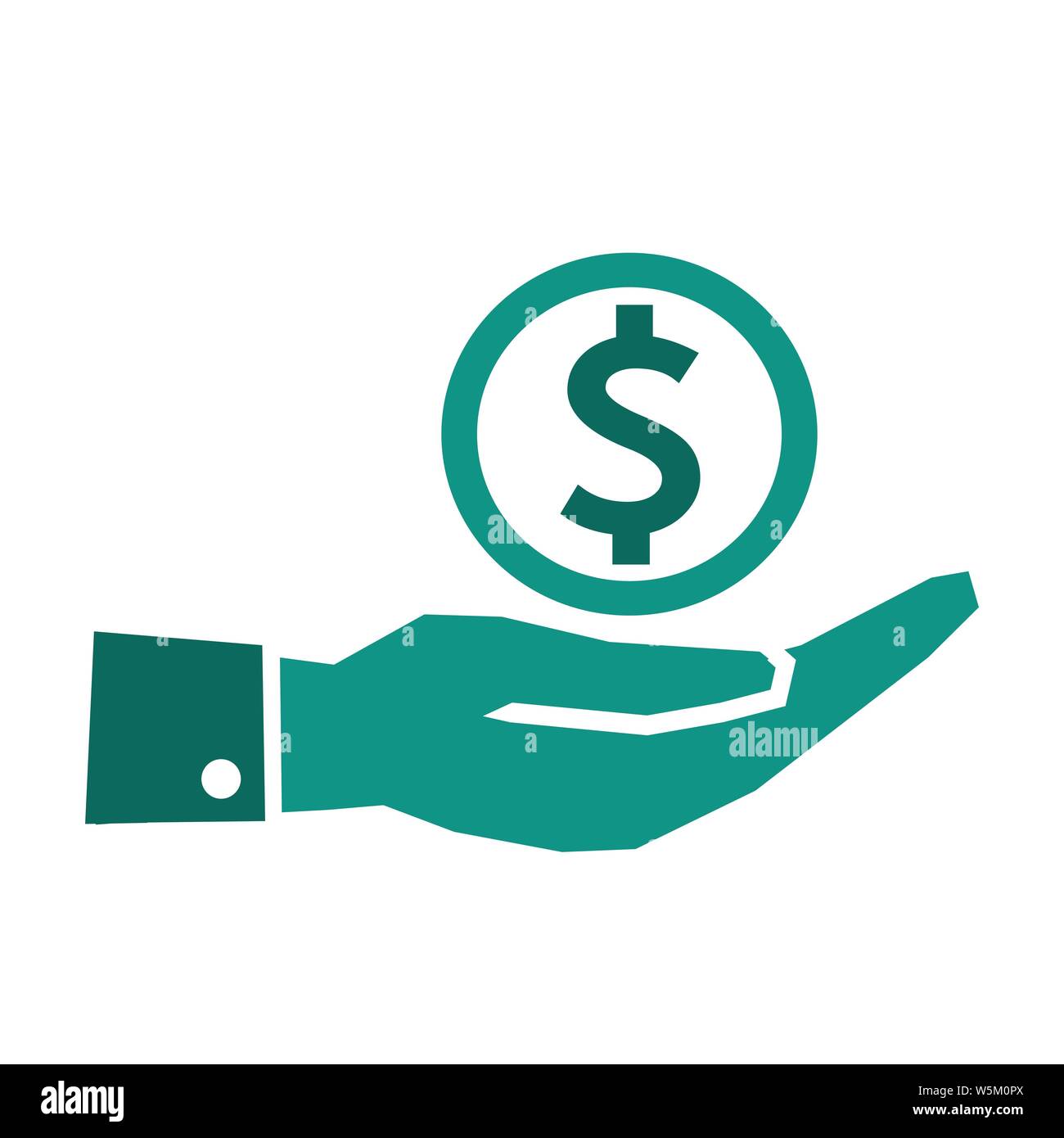 dollar money icon Stock Vector Image & Art - Alamy