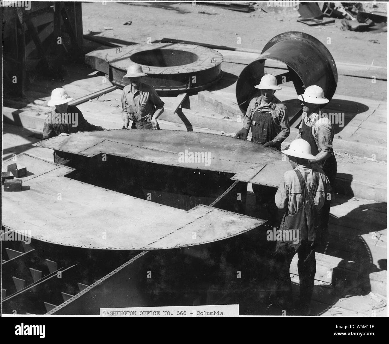 Detail of sand classifier at sand and gravel plant.; Scope and content ...