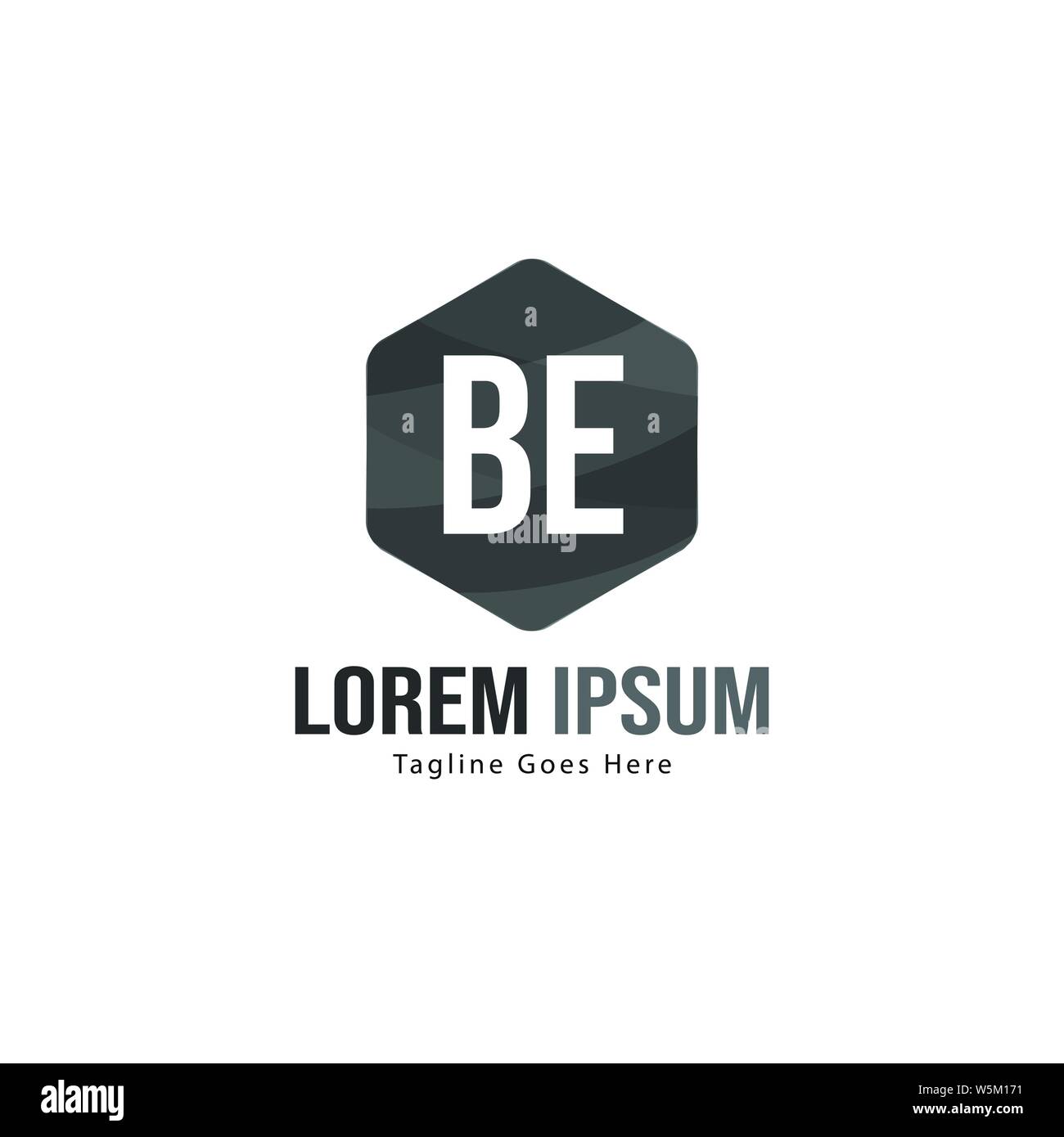 BE Letter Logo Design. Creative Modern BE Letters Icon Illustration ...