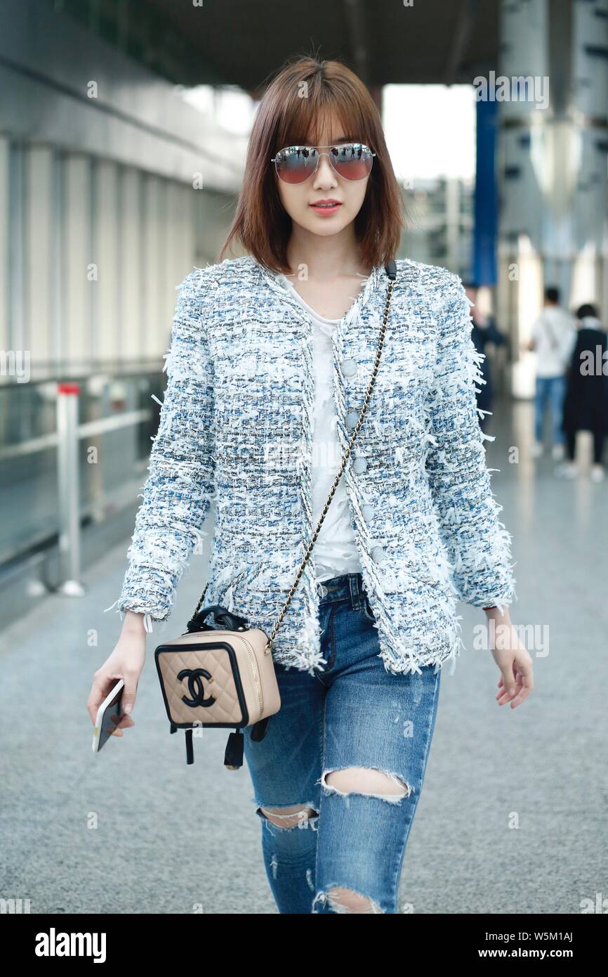 Chinese actress Mao Xiaotong, also known as Rachel Momo, arrives at the ...