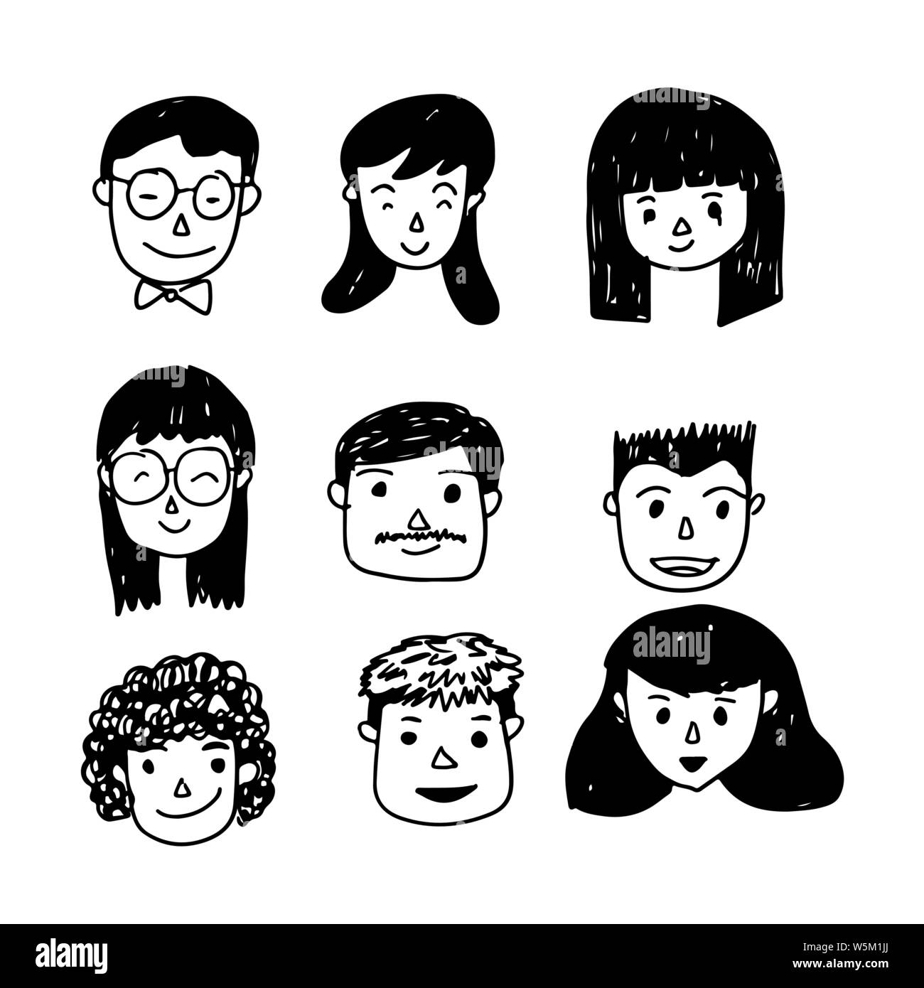 People face cartoon icon Stock Vector Image & Art - Alamy