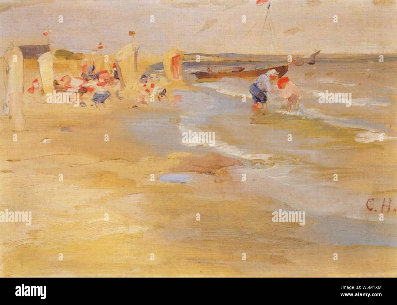 Curt Herrmann - Am Strand von Binz auf Rügen Stock Photo - Alamy