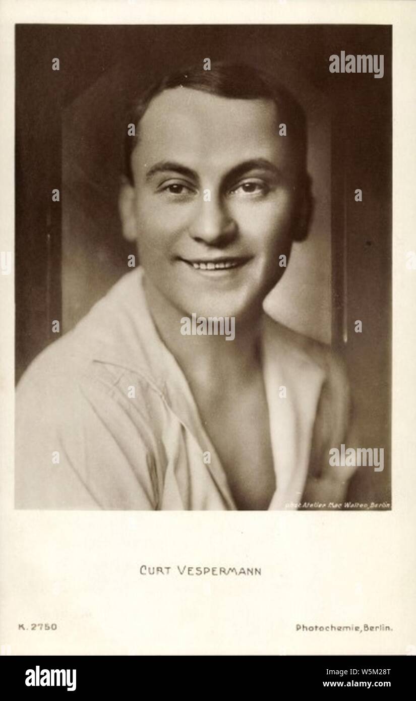 Curt Vespermann by Mac Walten Stock Photo - Alamy