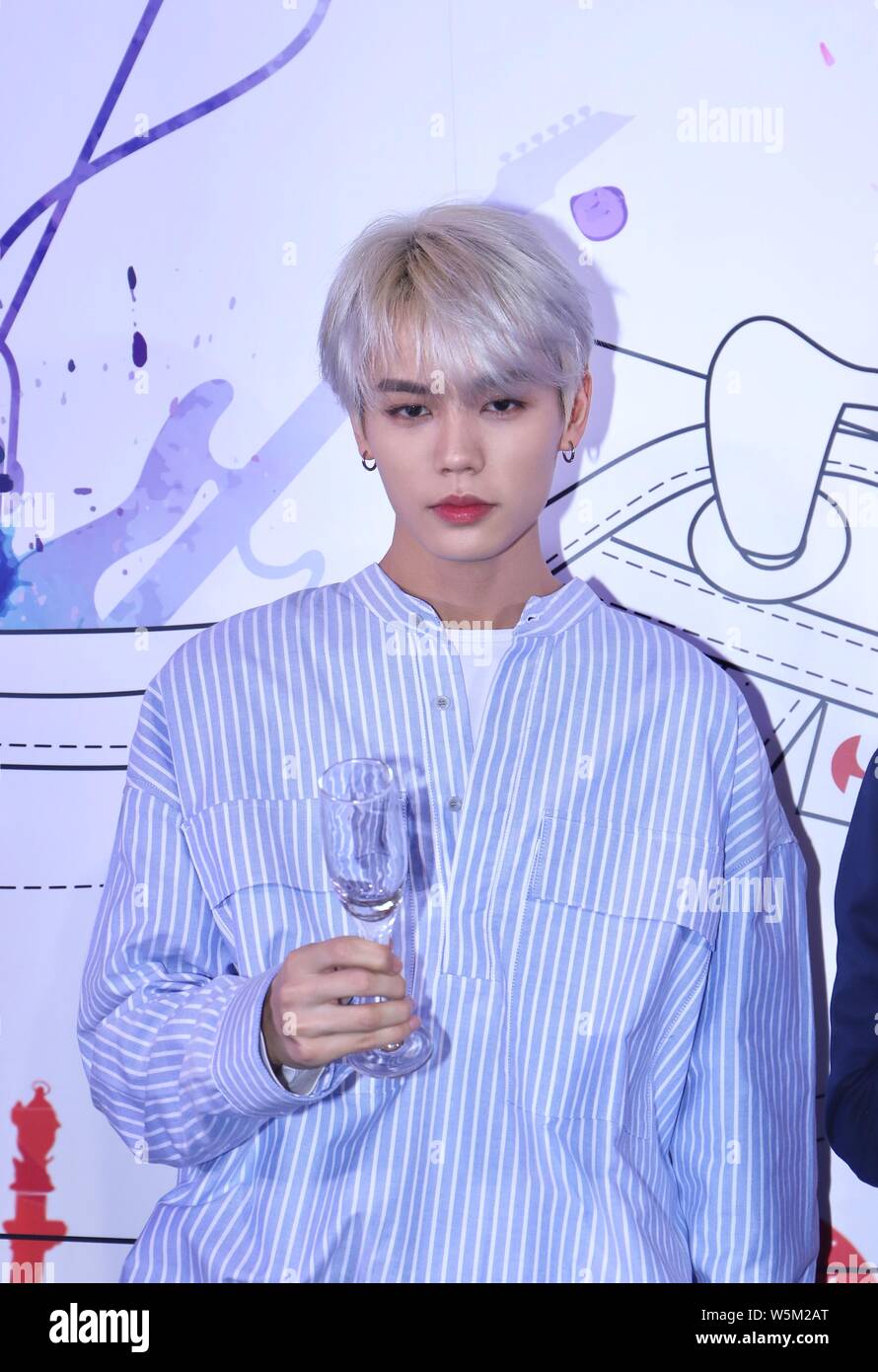 Taiwanese singer Lin Yanjun, also known as Evan Lin, attends a Superga ...