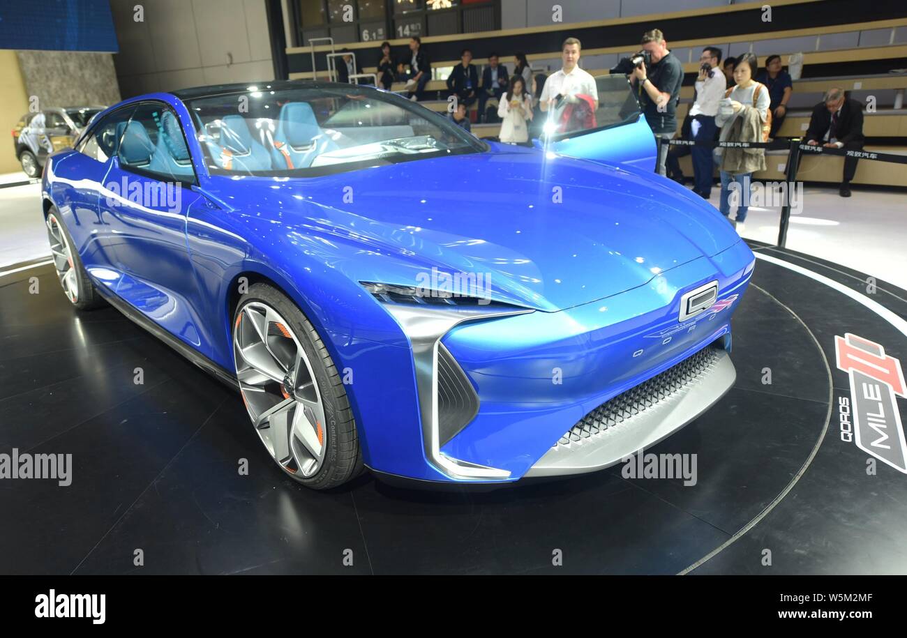An Qoros mill2 concept vehicle is displayed during the 18th Shanghai ...