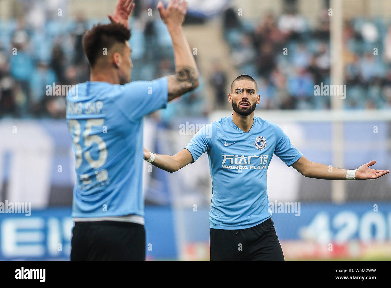 Belgian football player Yannick Ferreira Carrasco of Dalian Yifang ...