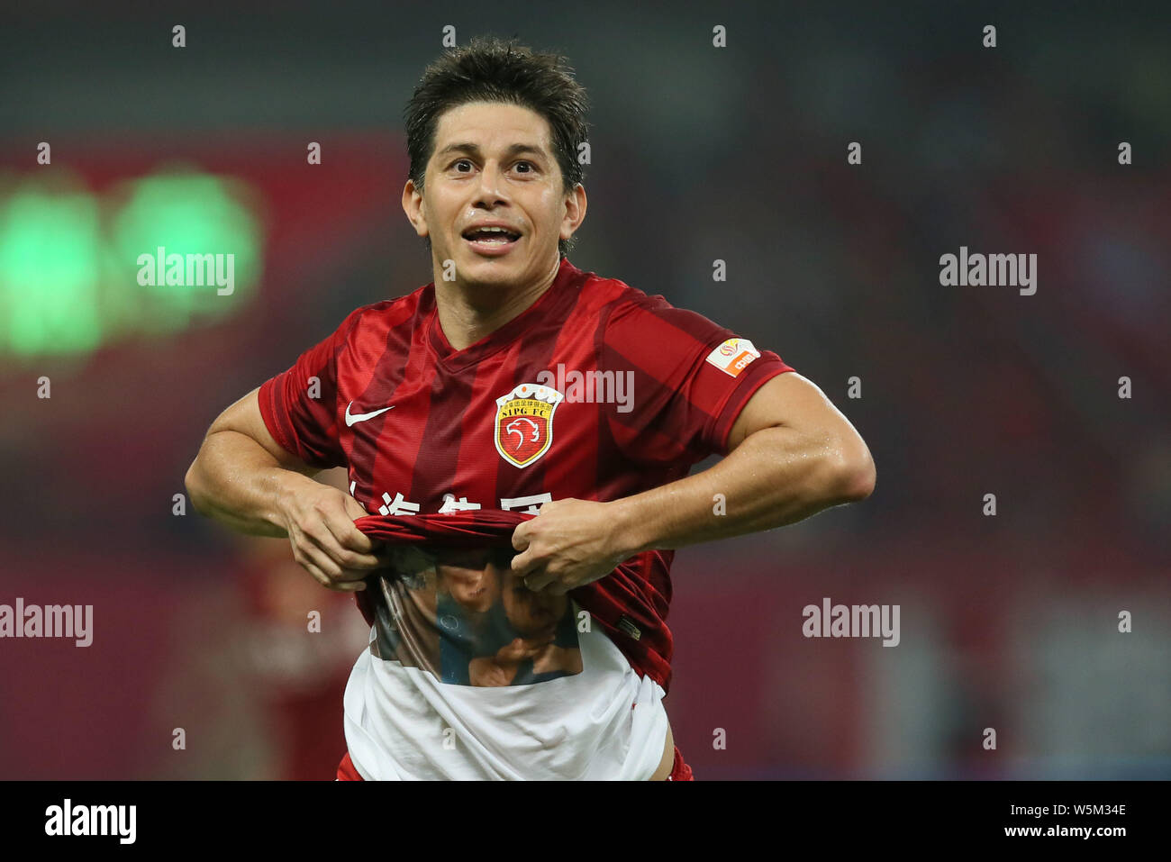 --FILE--Argentine football player Dario Conca of Shanghai SIPG F.C ...