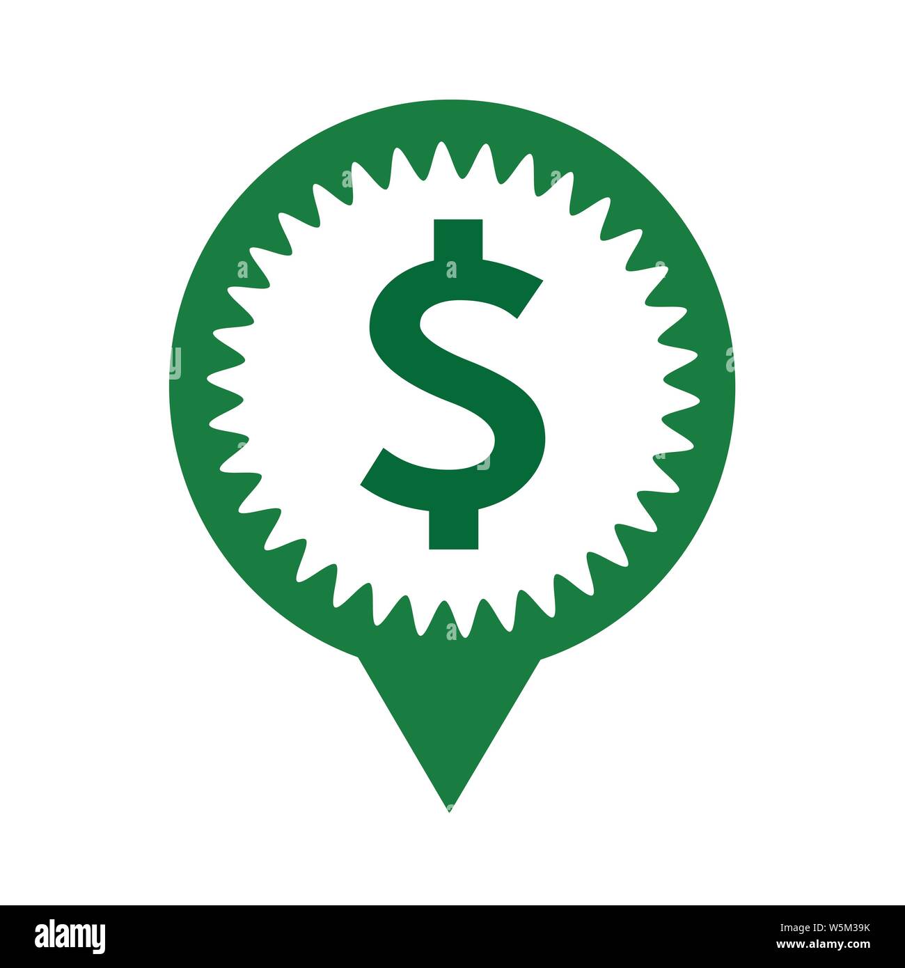 dollar money icon Stock Vector Image & Art - Alamy